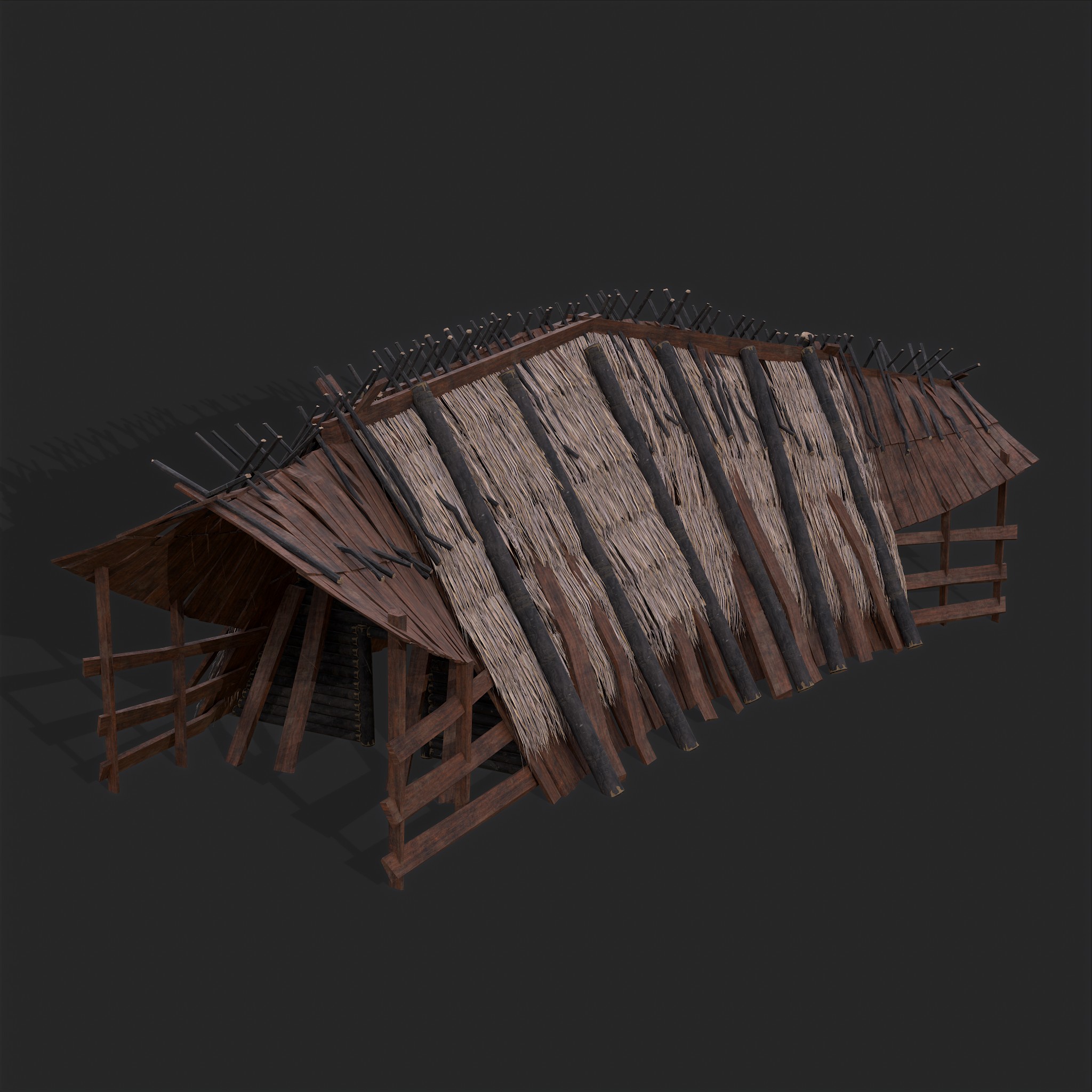 Viking Hut H - 3D Model by Get Dead Entertainment