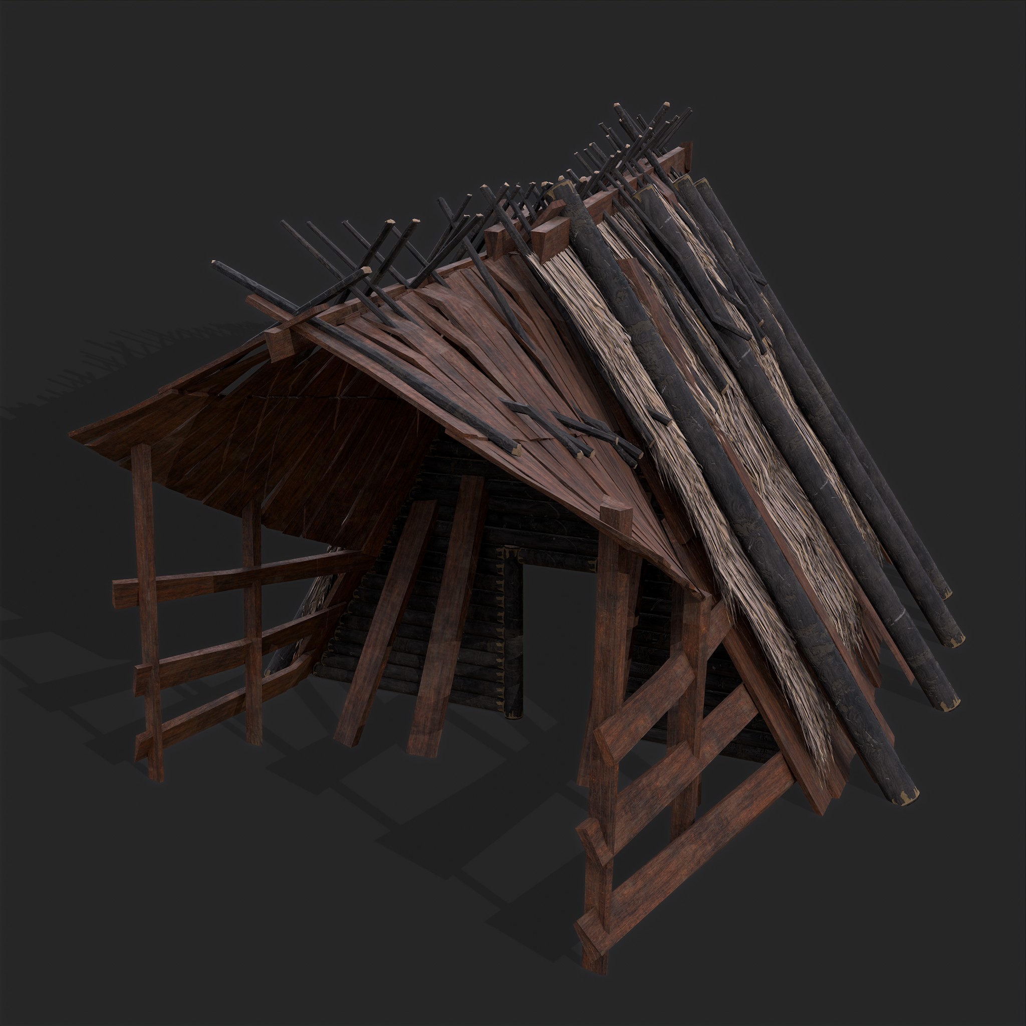 Viking Hut H - 3D Model by Get Dead Entertainment