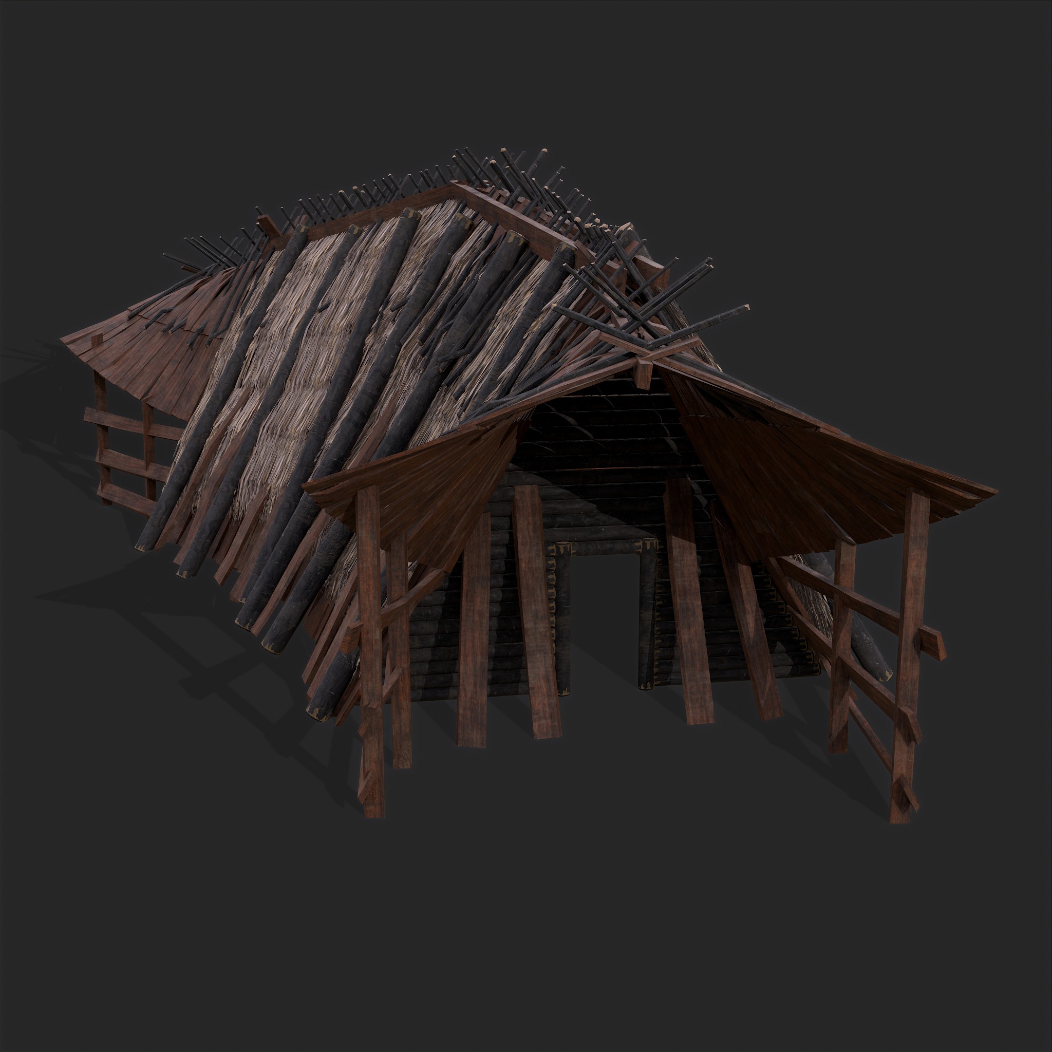Viking Hut H - 3D Model by Get Dead Entertainment