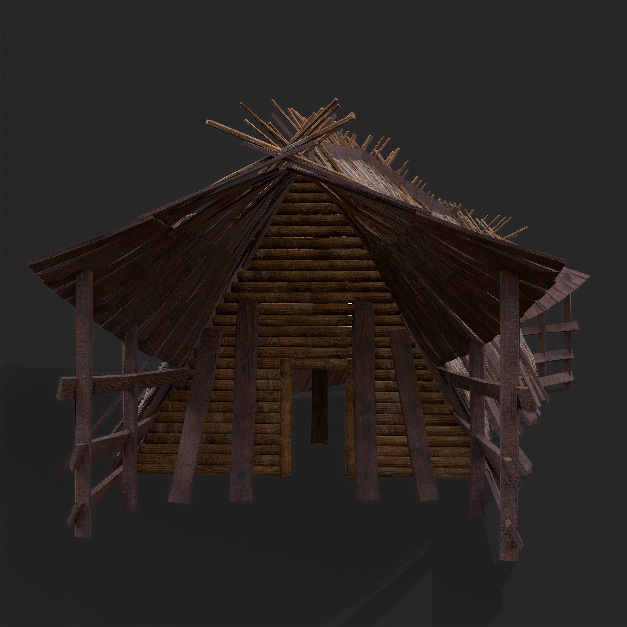 Viking Hut I - 3D Model by Get Dead Entertainment