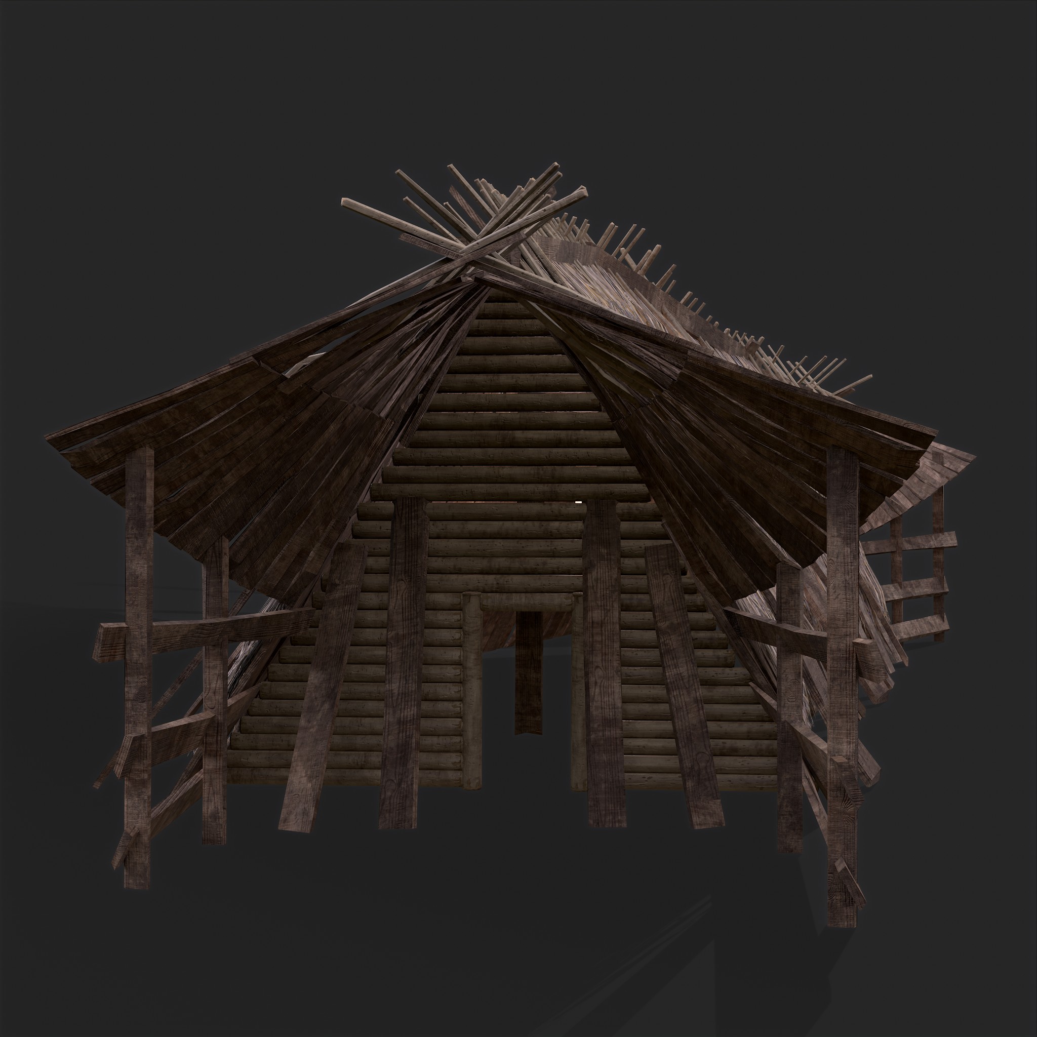 Viking Hut I - 3D Model by Get Dead Entertainment