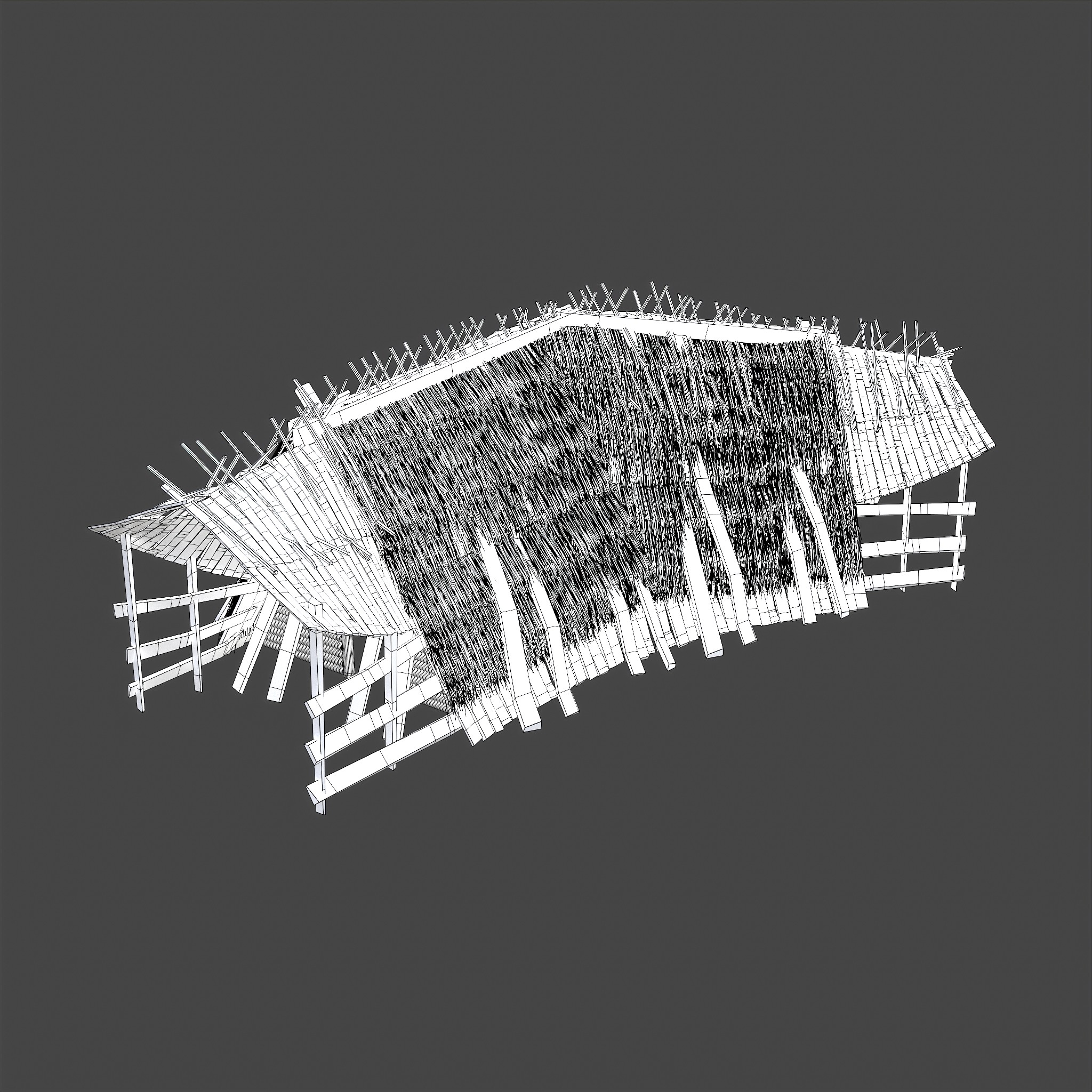 Viking Hut I - 3D Model by Get Dead Entertainment