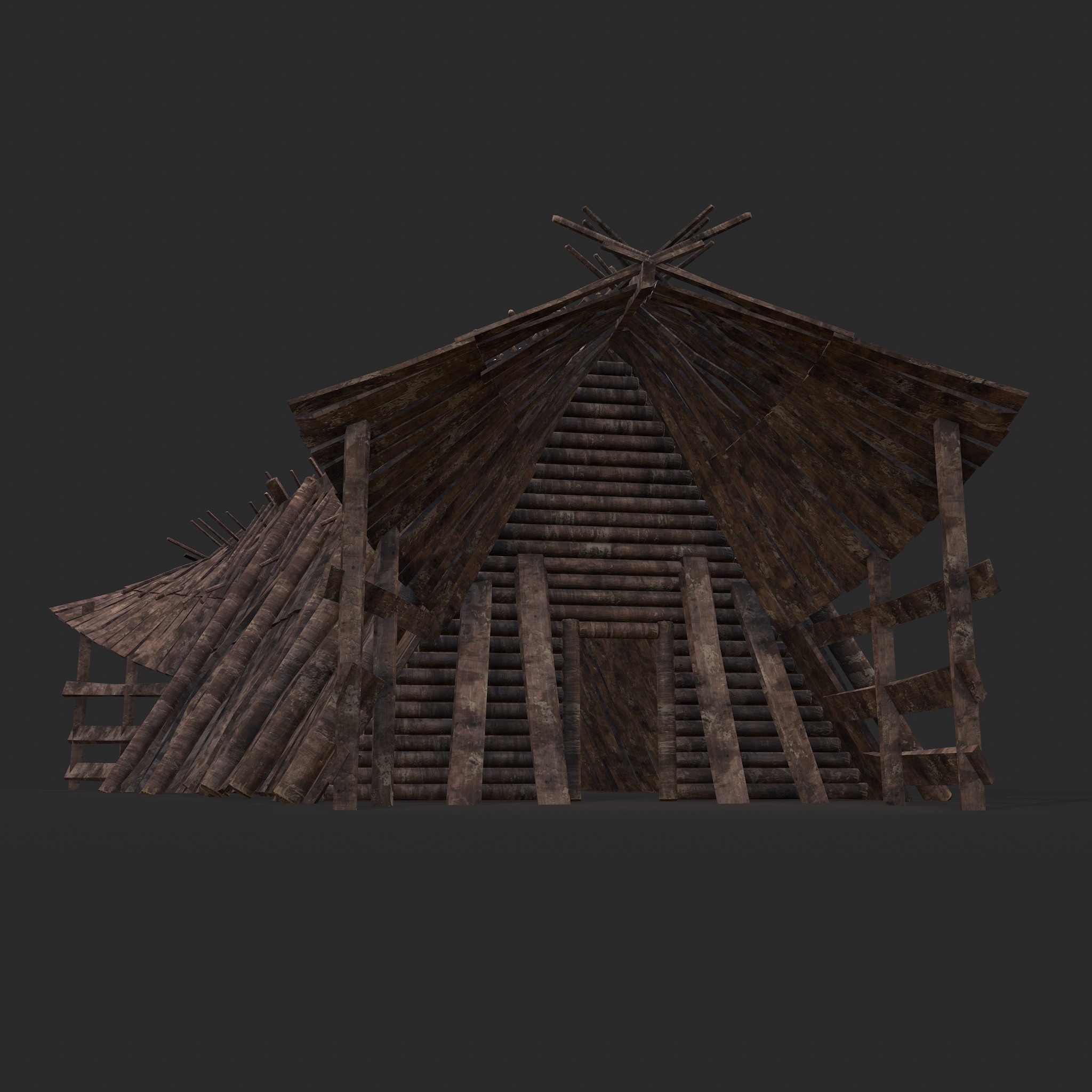 Viking Hut J - 3D Model by Get Dead Entertainment