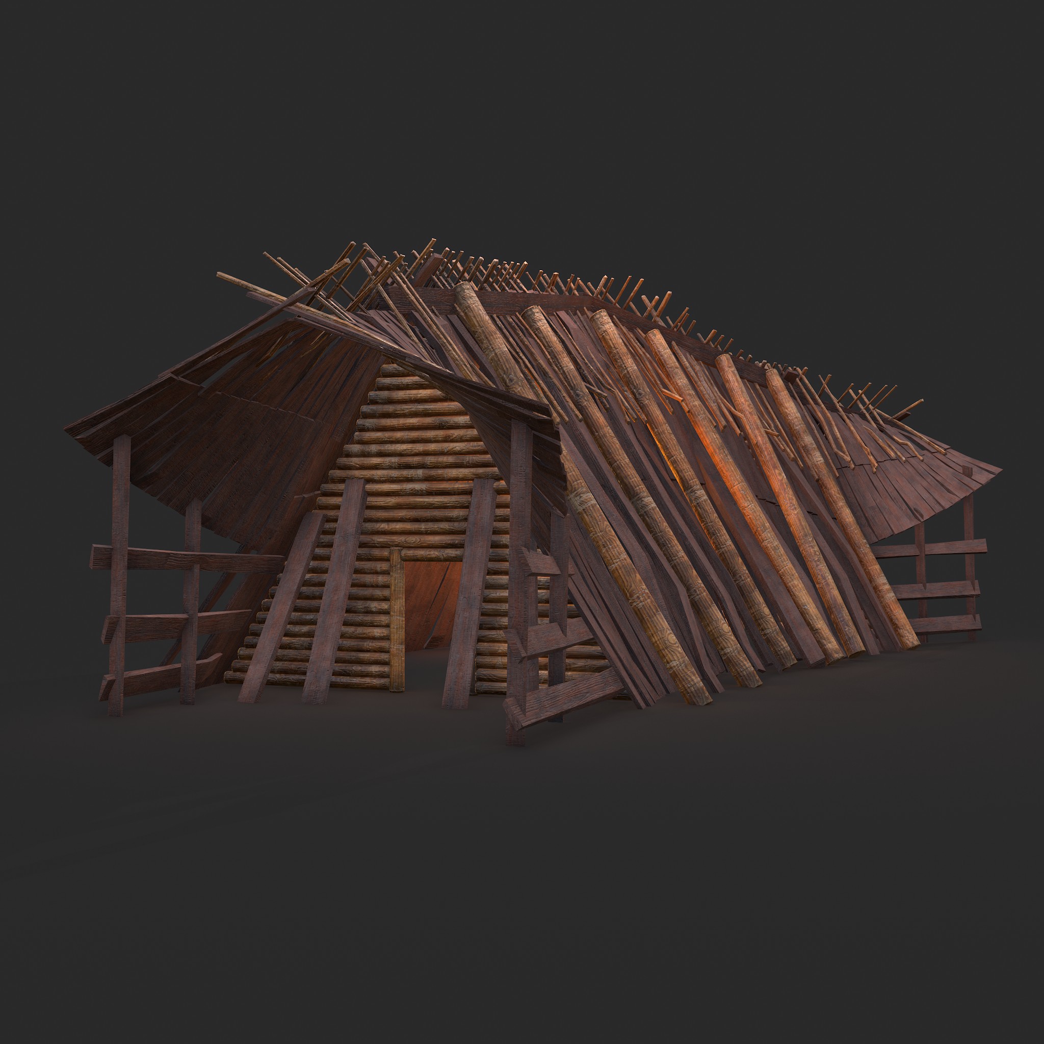 Viking Hut J - 3D Model by Get Dead Entertainment