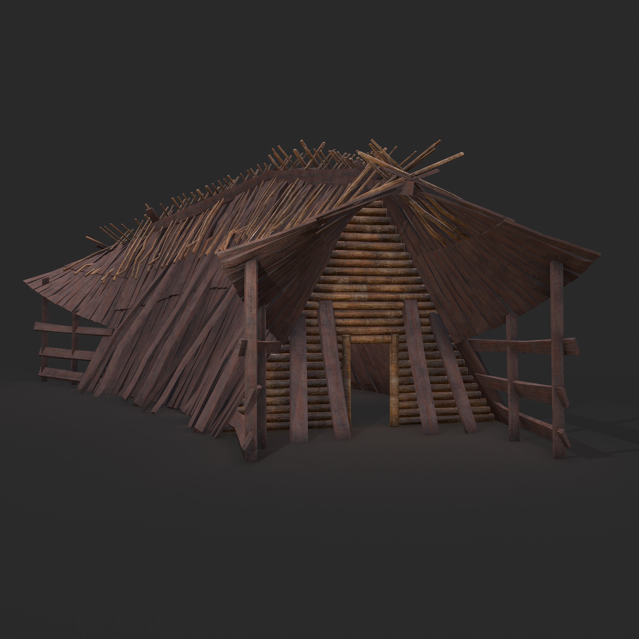 Viking Hut K - 3D Model by Get Dead Entertainment