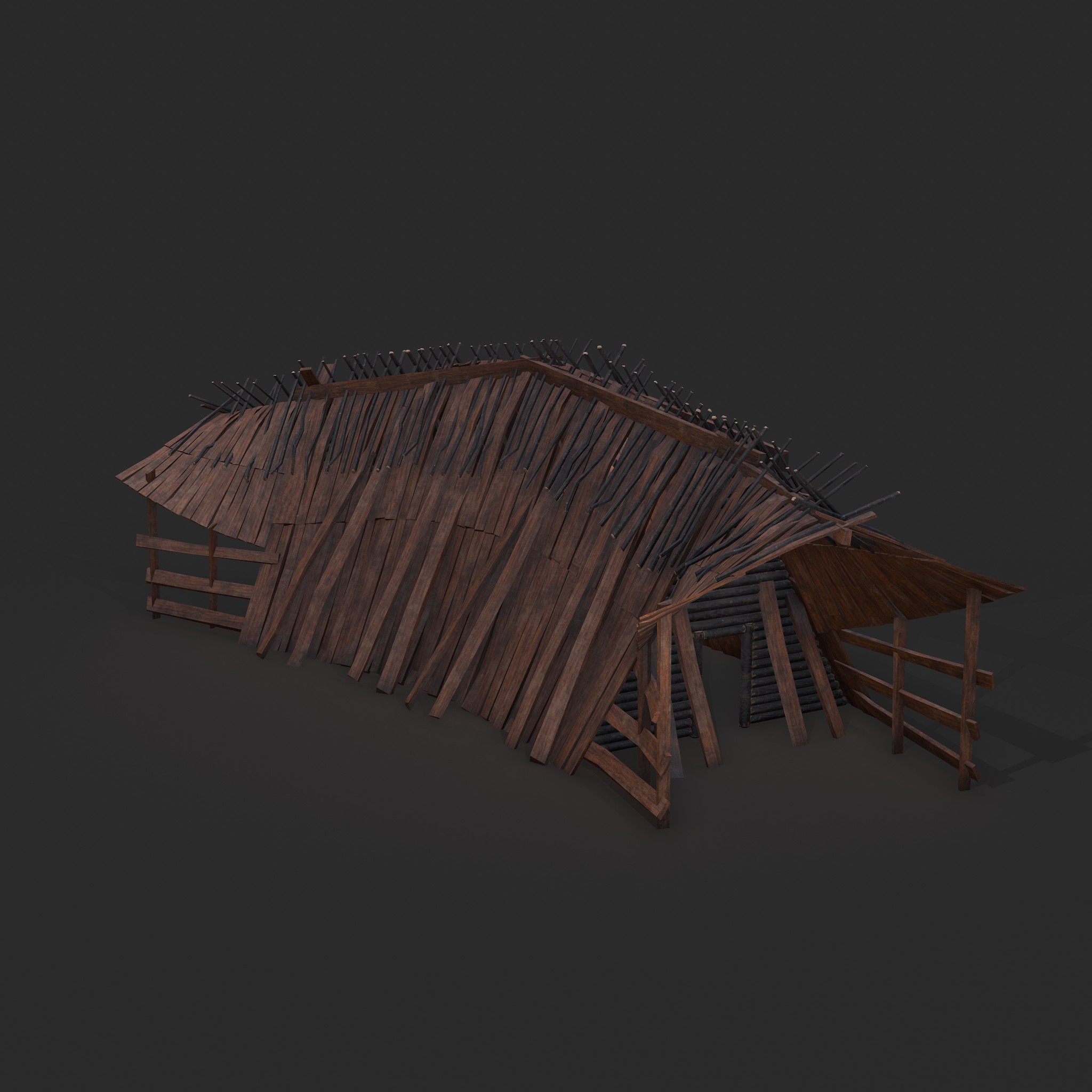 Viking Hut K - 3D Model by Get Dead Entertainment