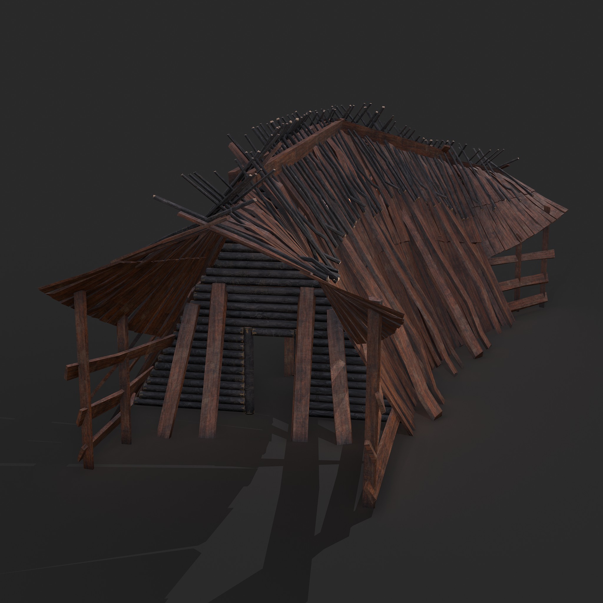 Viking Hut K - 3D Model by Get Dead Entertainment