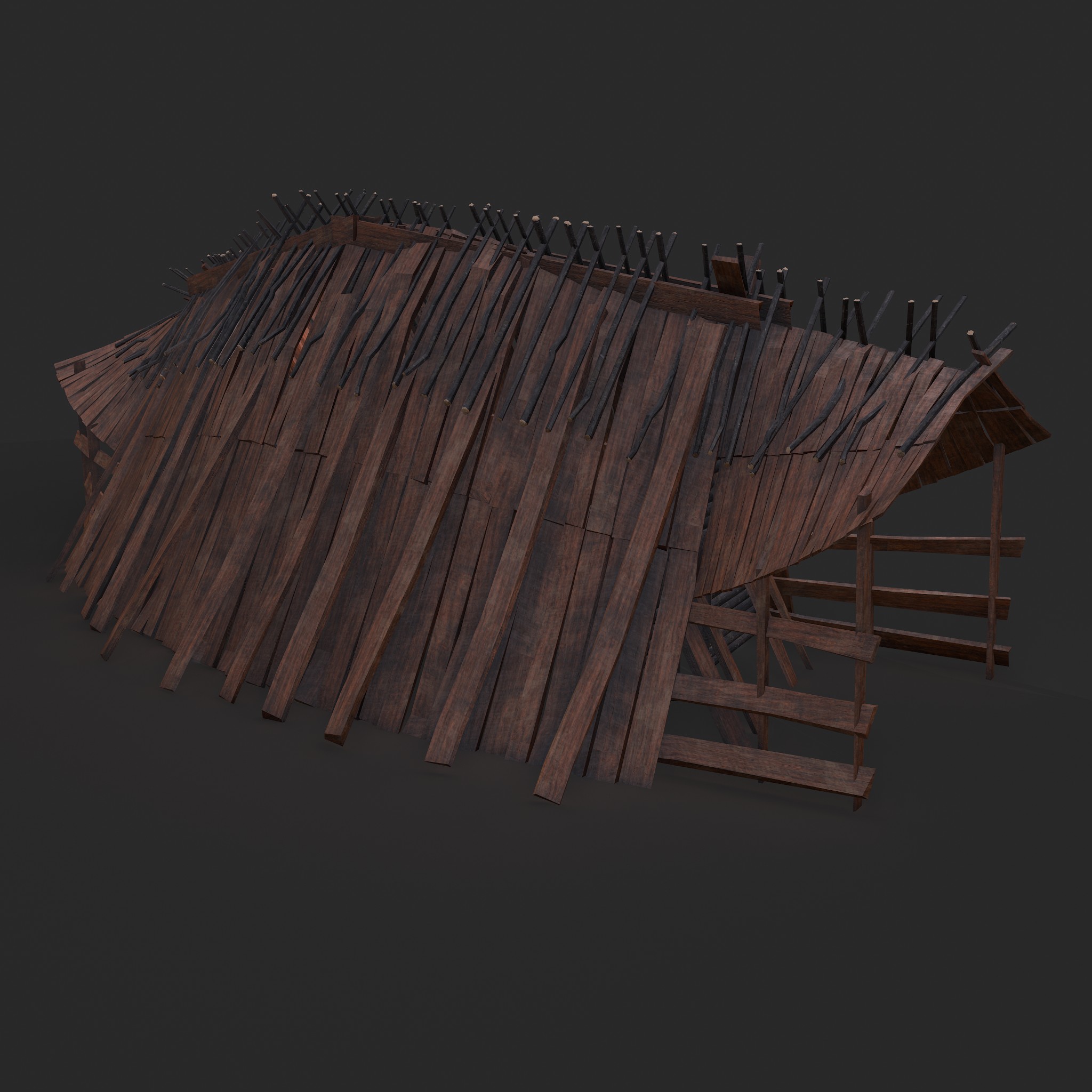Viking Hut K - 3D Model by Get Dead Entertainment