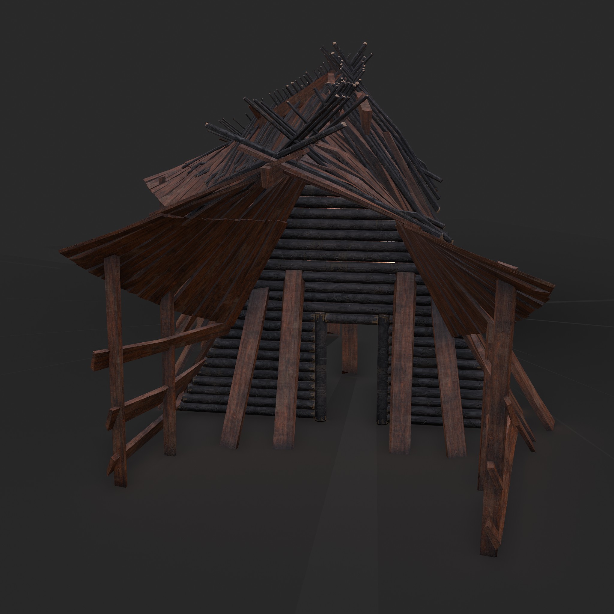 Viking Hut K - 3D Model by Get Dead Entertainment