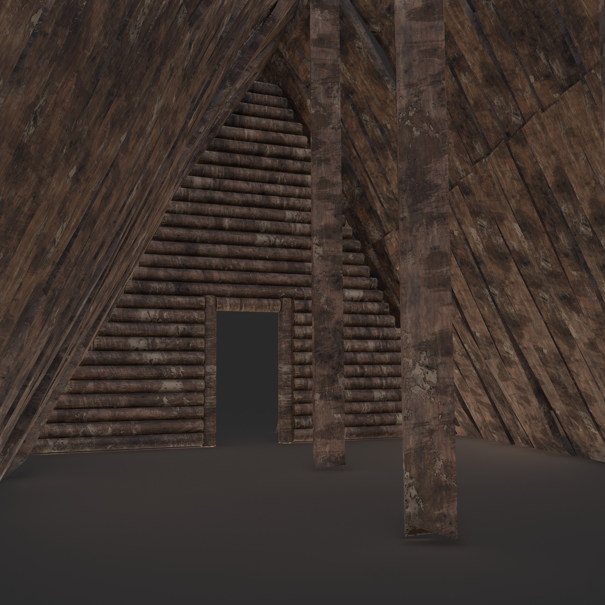 Viking Hut K - 3D Model by Get Dead Entertainment