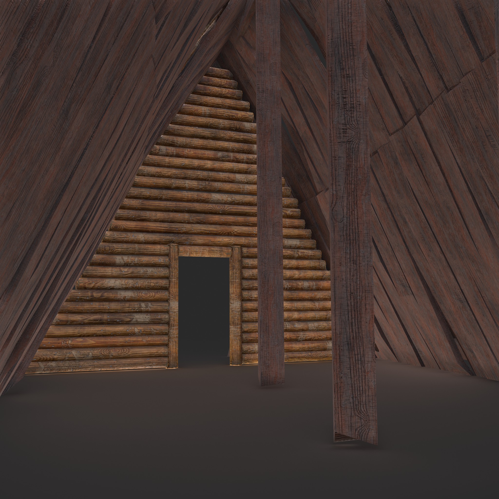 Viking Hut K - 3D Model by Get Dead Entertainment