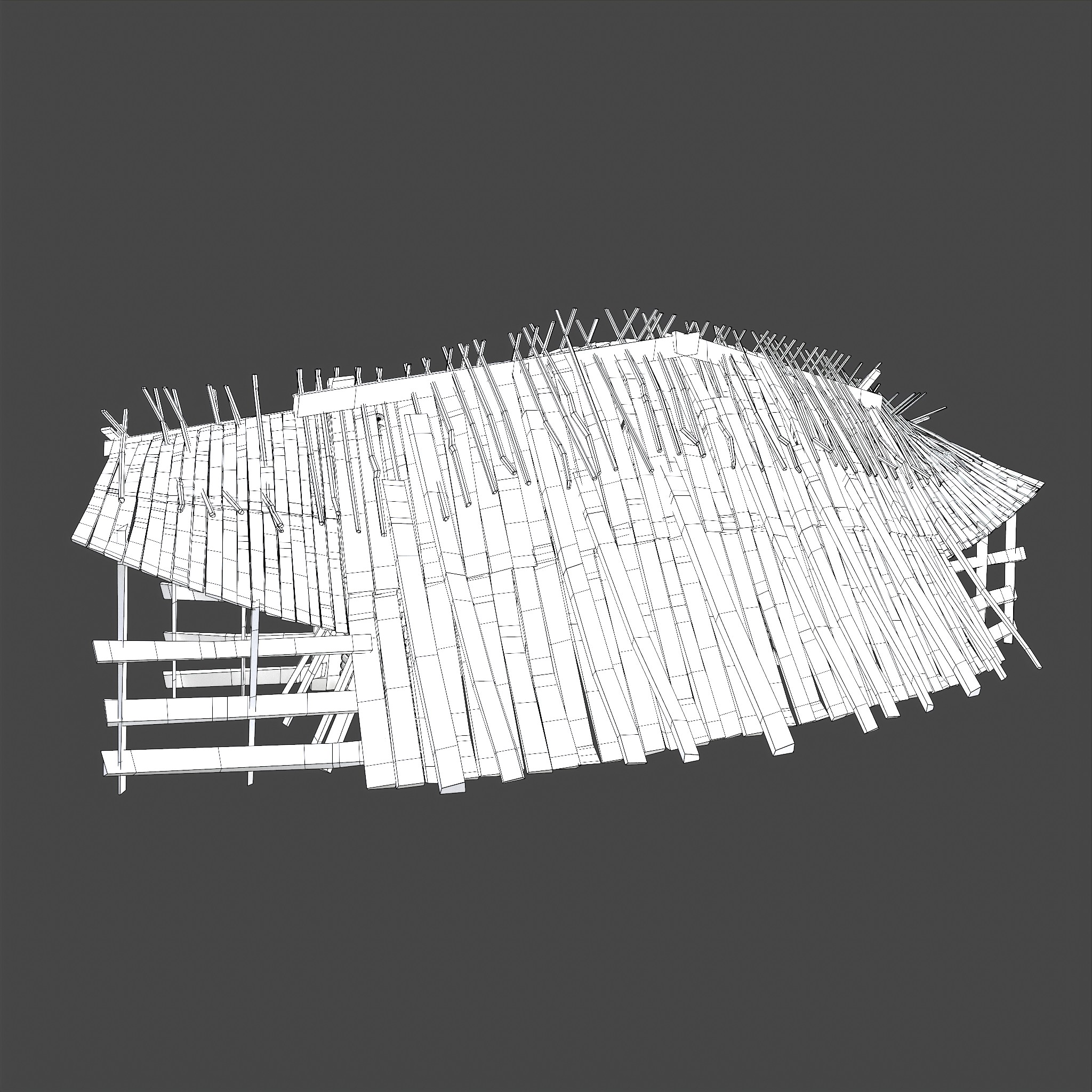 Viking Hut K - 3D Model by Get Dead Entertainment