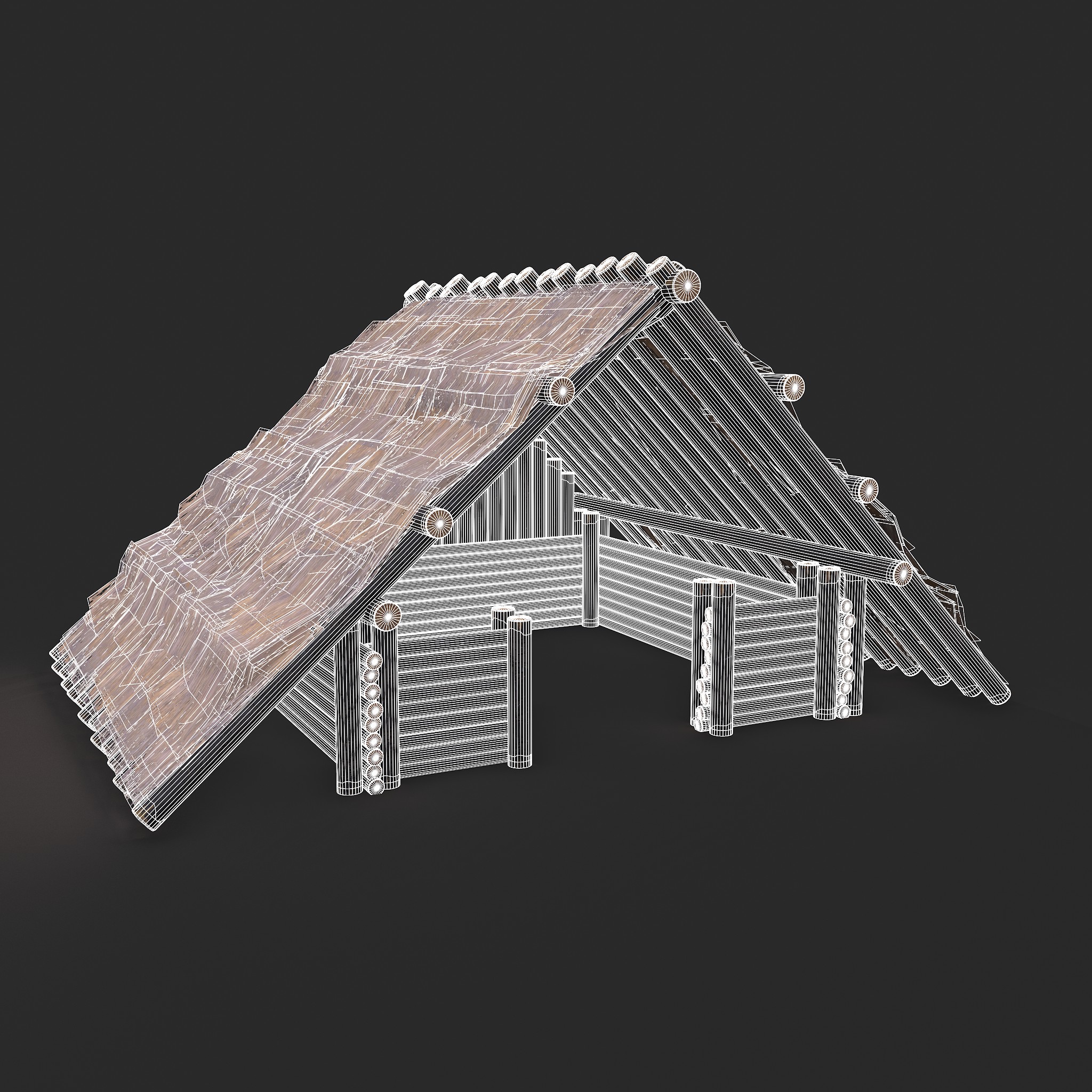 Viking Hut L - 3D Model by Get Dead Entertainment