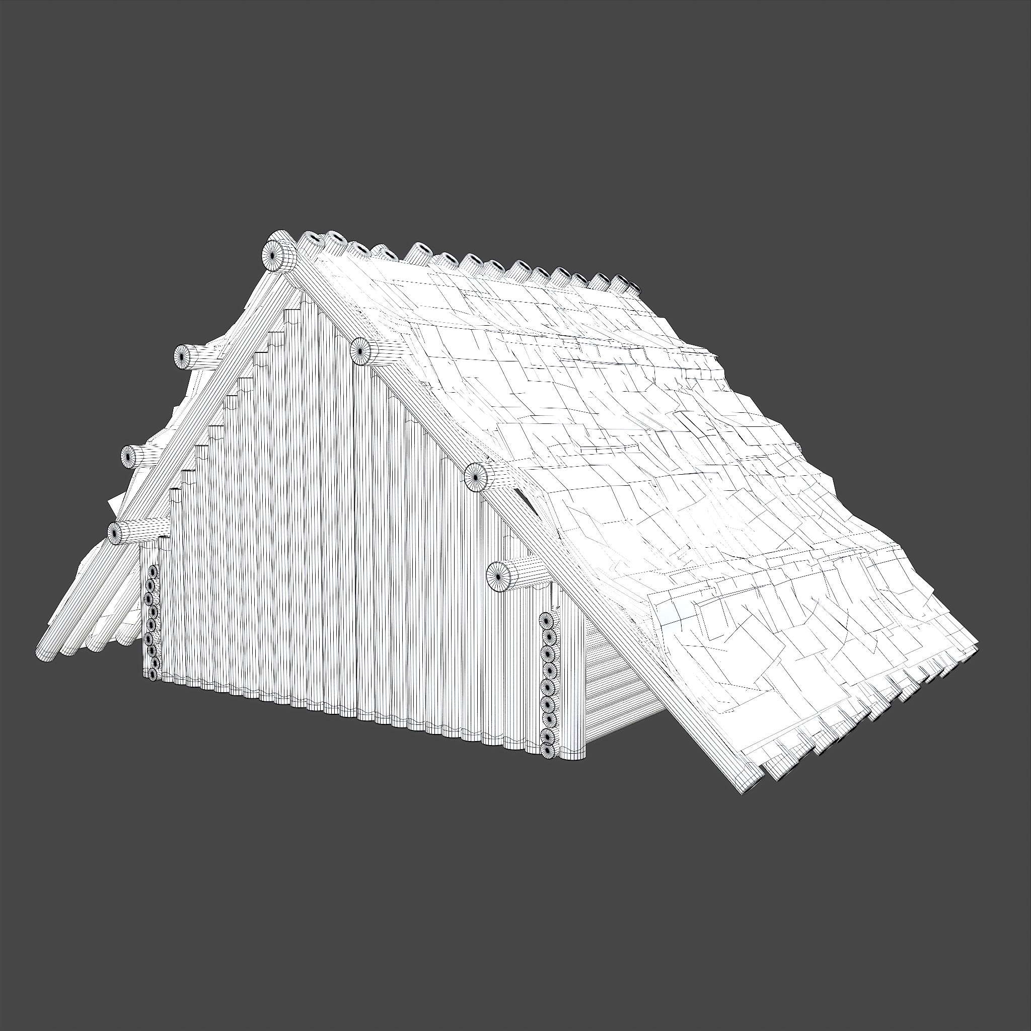 Viking Hut L - 3D Model by Get Dead Entertainment