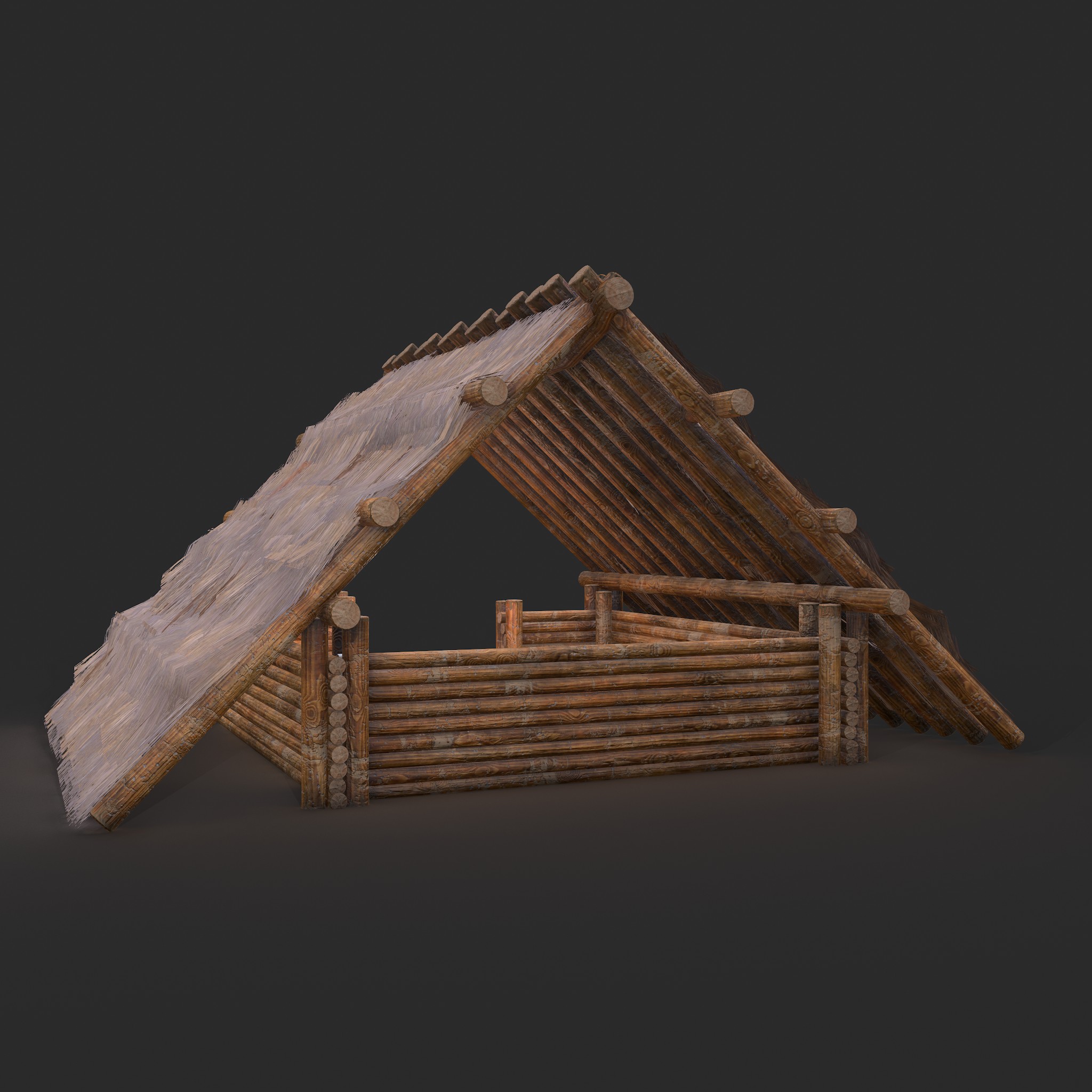 Viking Hut M - 3D Model by Get Dead Entertainment