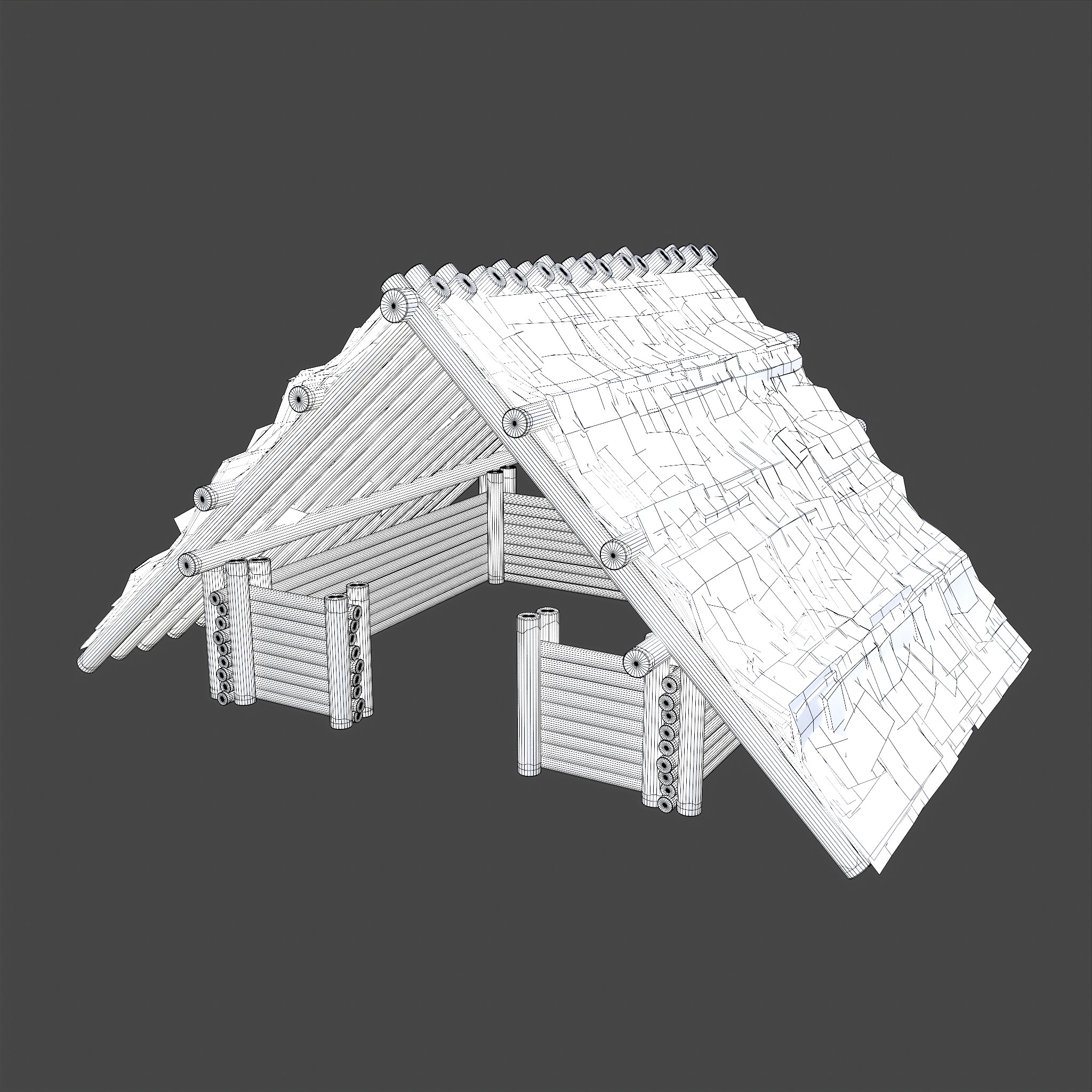 Viking Hut M - 3D Model by Get Dead Entertainment