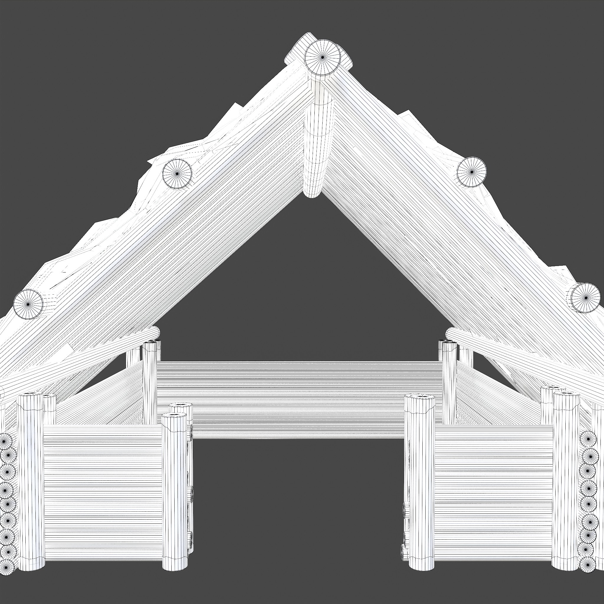 Viking Hut M - 3D Model by Get Dead Entertainment