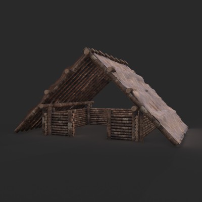 Viking Hut M - 3D Model by Get Dead Entertainment
