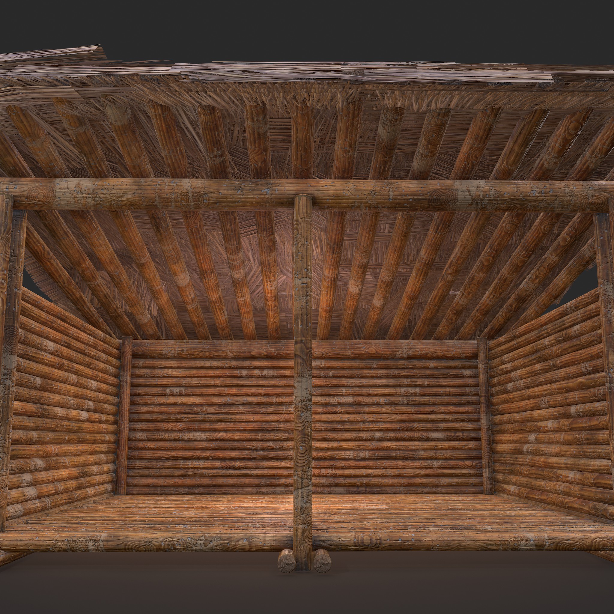 Viking Hut P - 3D Model by Get Dead Entertainment