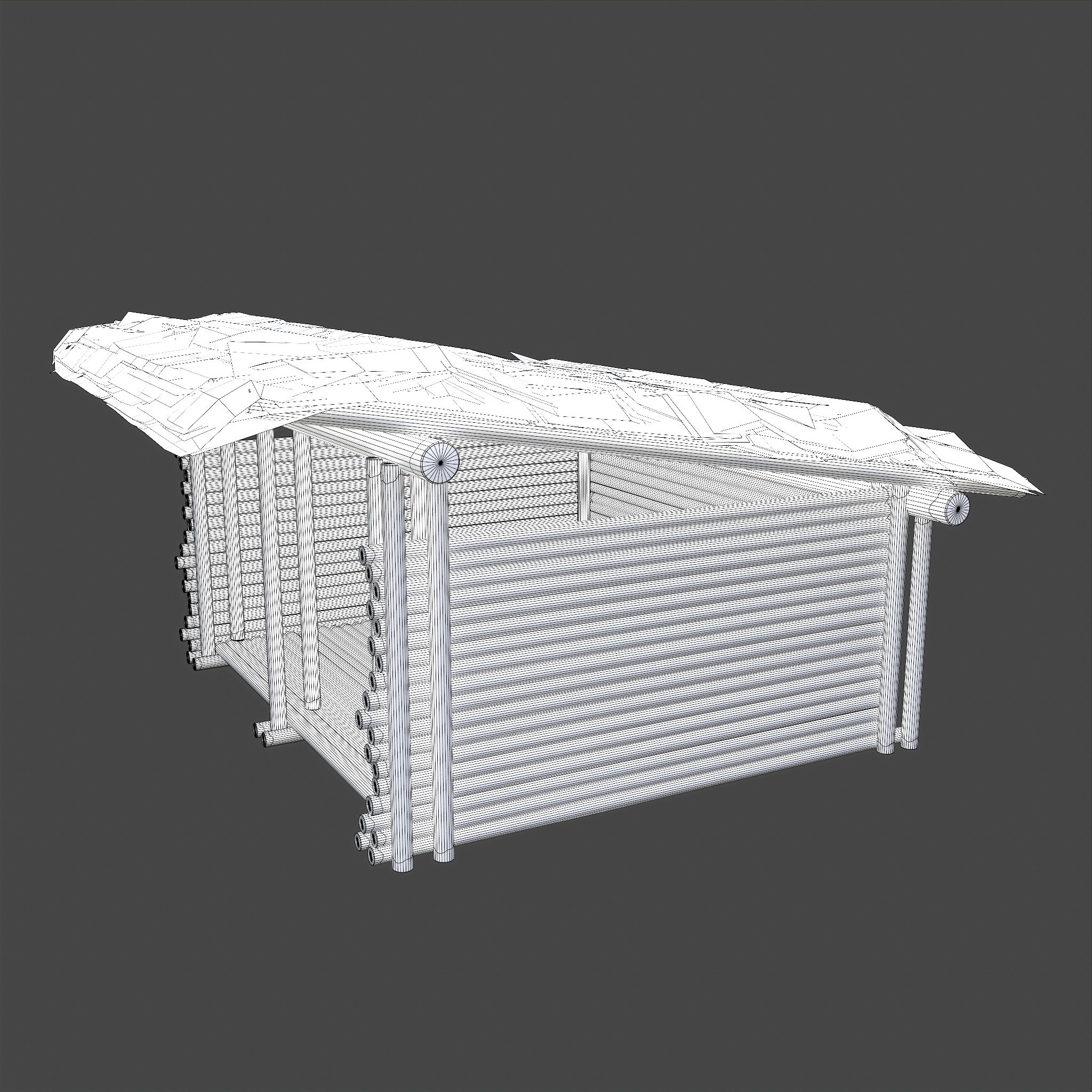 Viking Hut P - 3D Model by Get Dead Entertainment