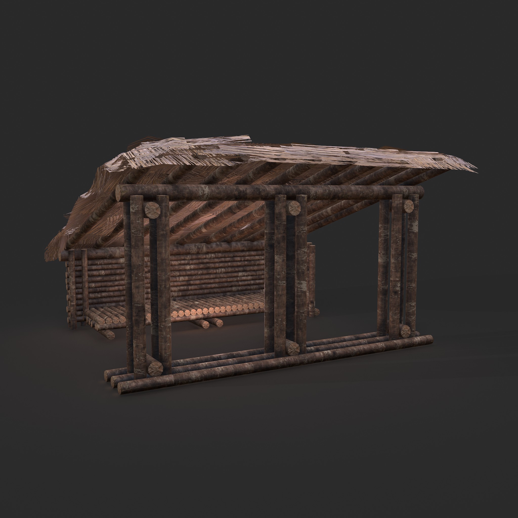 Viking Hut W - 3D Model by Get Dead Entertainment