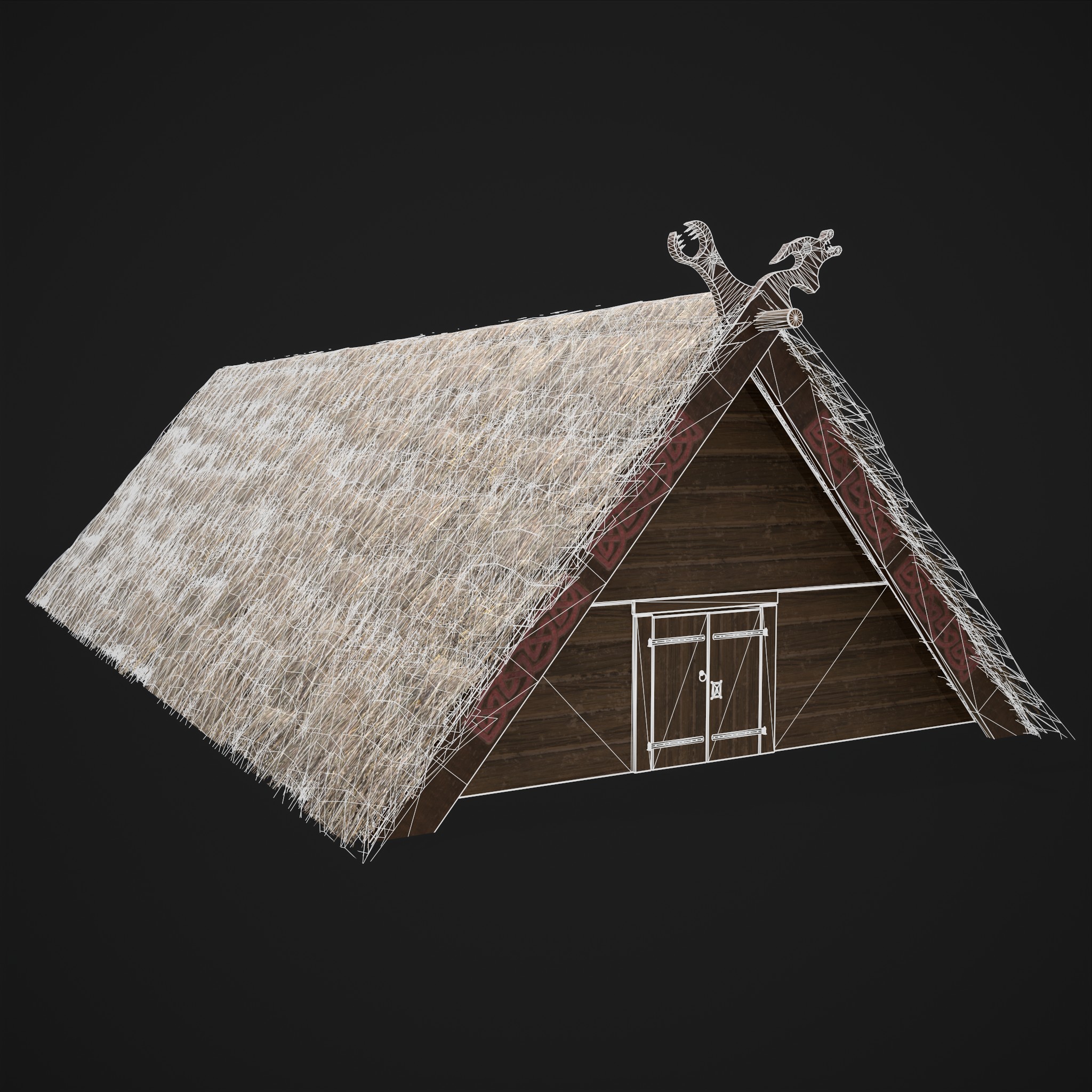 Viking Long House - 3D Model by Get Dead Entertainment