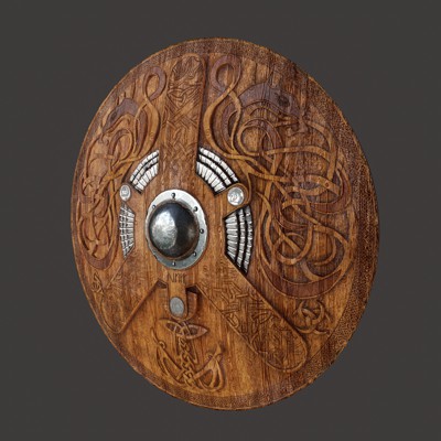 Viking Serpent Shield - 3D Model by Get Dead Entertainment