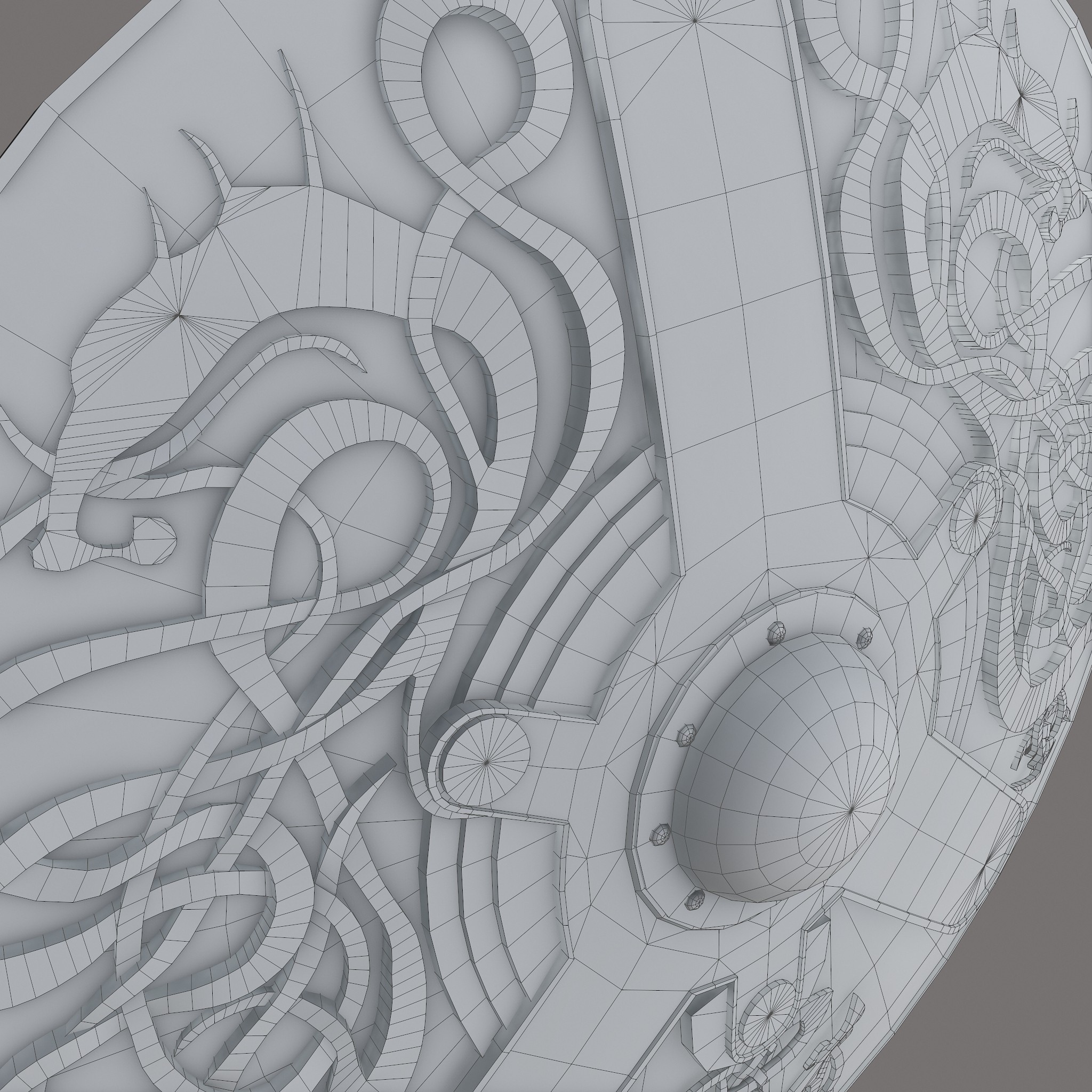 Viking Serpent Shield - 3D Model by Get Dead Entertainment