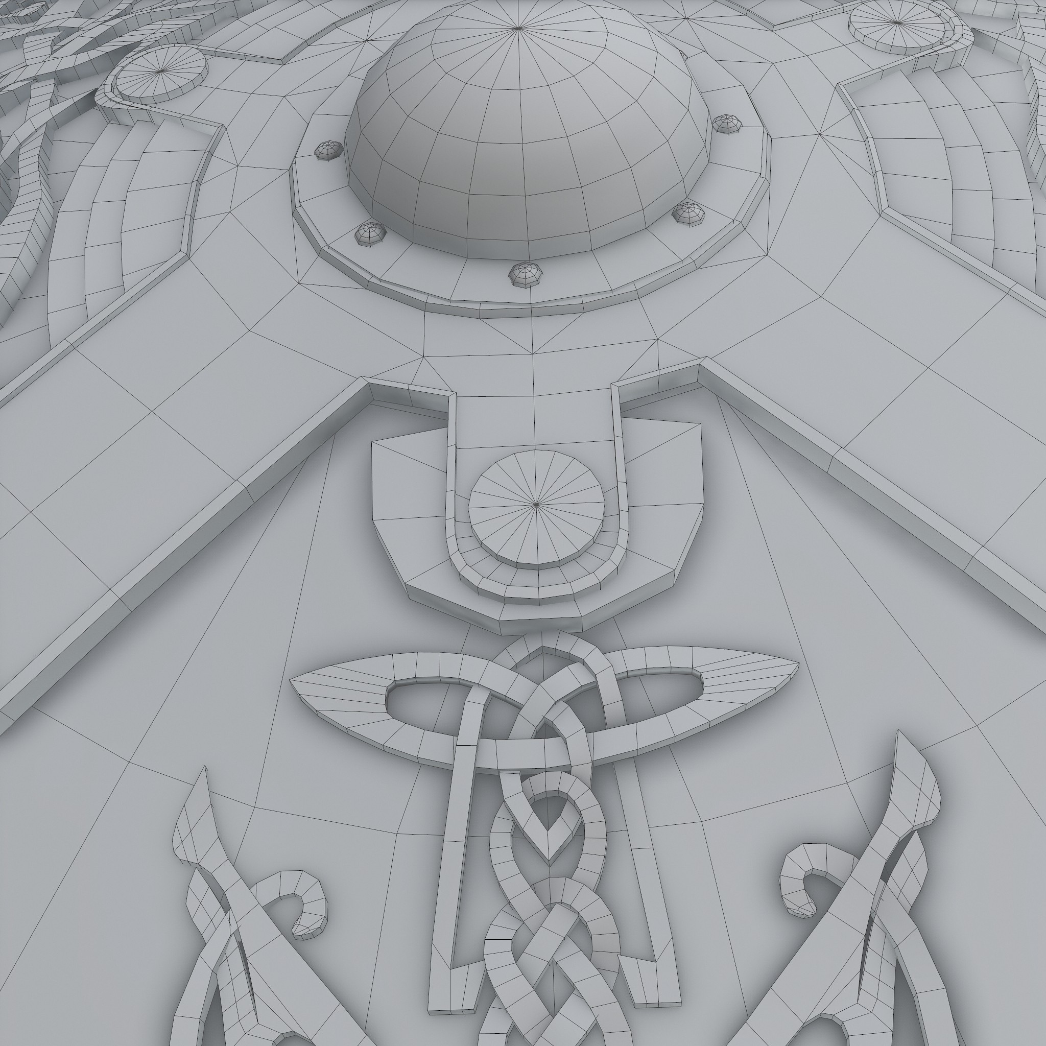 Viking Serpent Shield - 3D Model by Get Dead Entertainment