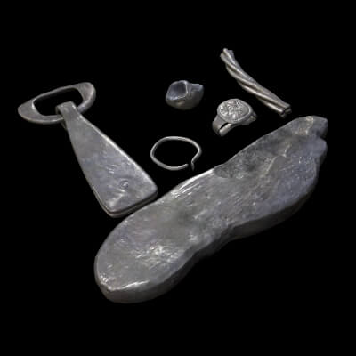 Viking Silver Treasure - 3D Model by Get Dead Entertainment