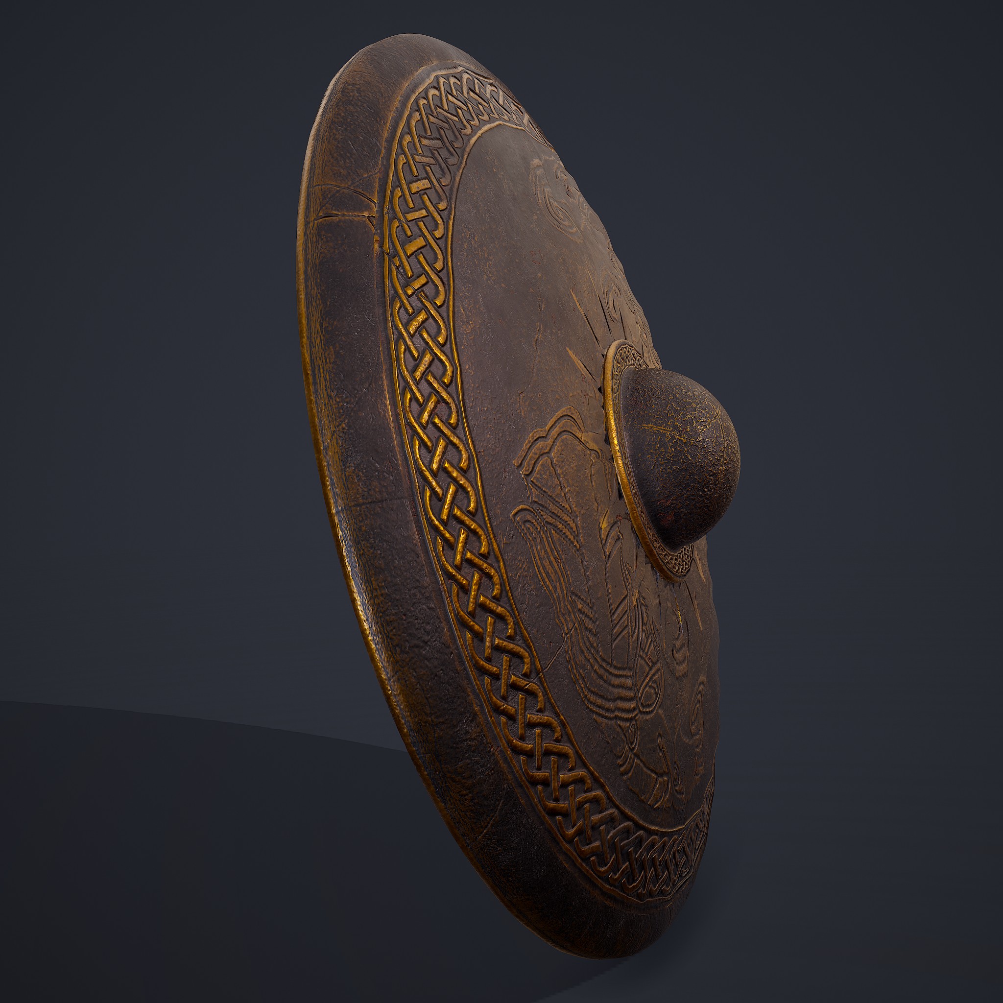 Viking Sun Shield - 3D Model by Get Dead Entertainment