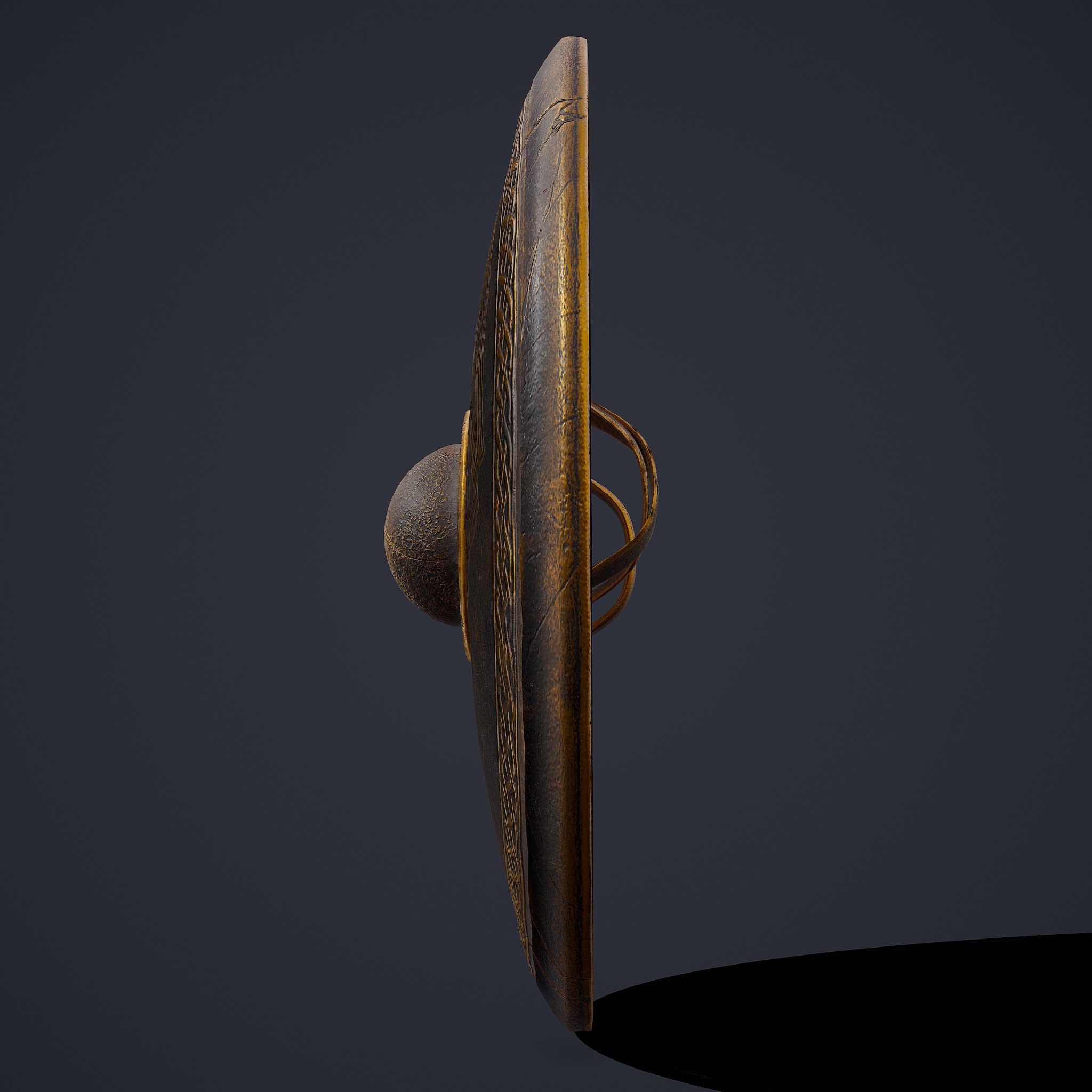 Viking Sun Shield - 3D Model by Get Dead Entertainment