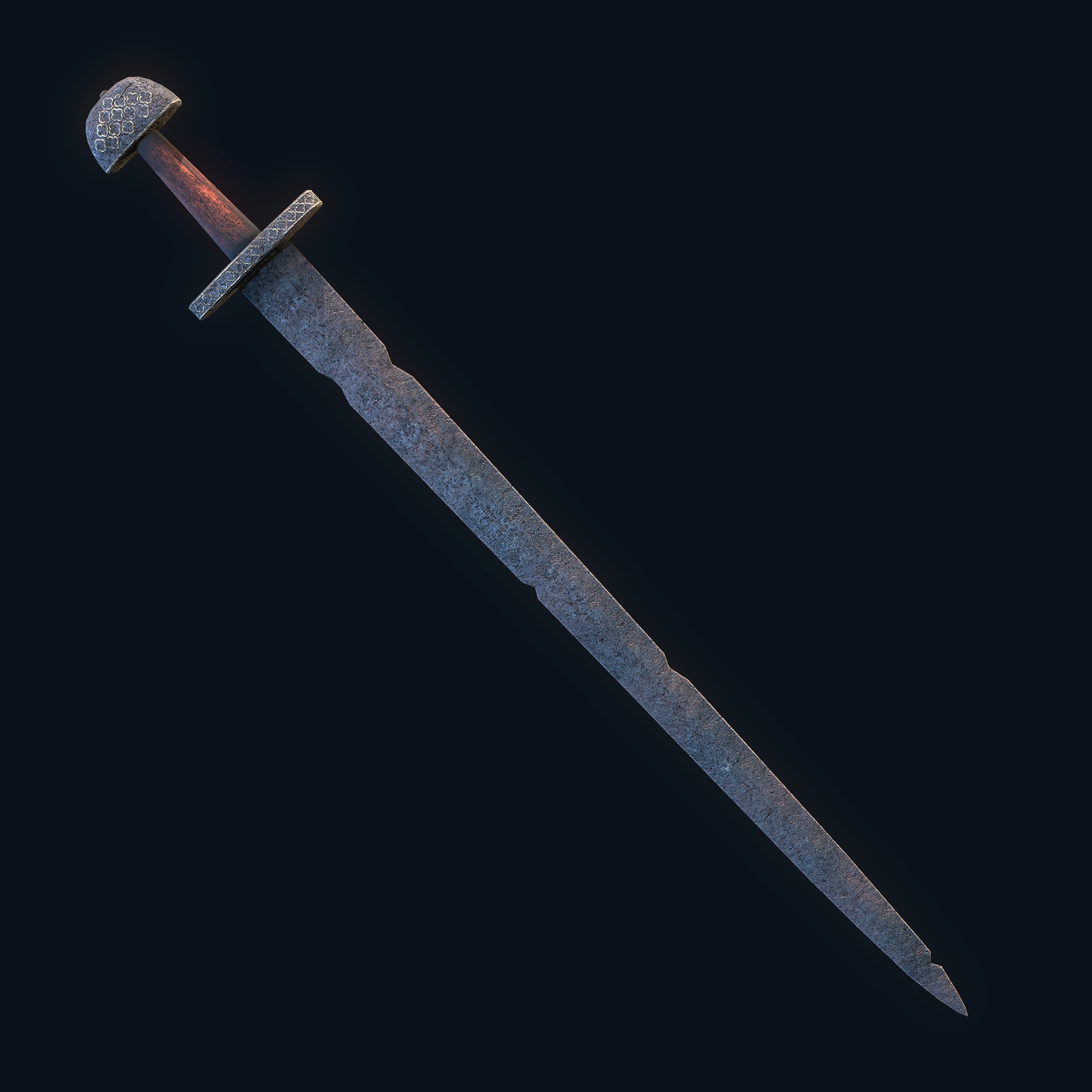 Viking Sword Wooden Hilt - 3D Model by Get Dead Entertainment