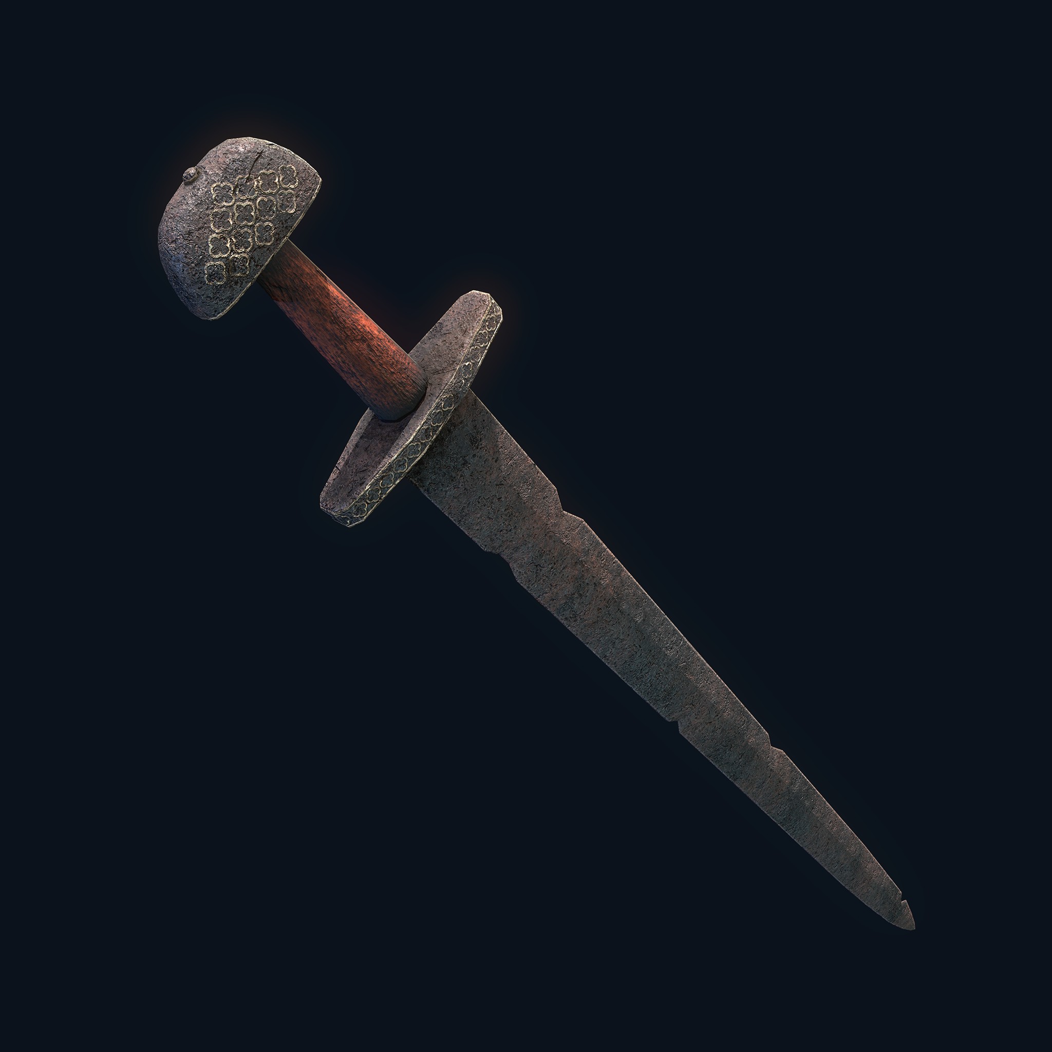 Viking Sword Wooden Hilt - 3D Model by Get Dead Entertainment