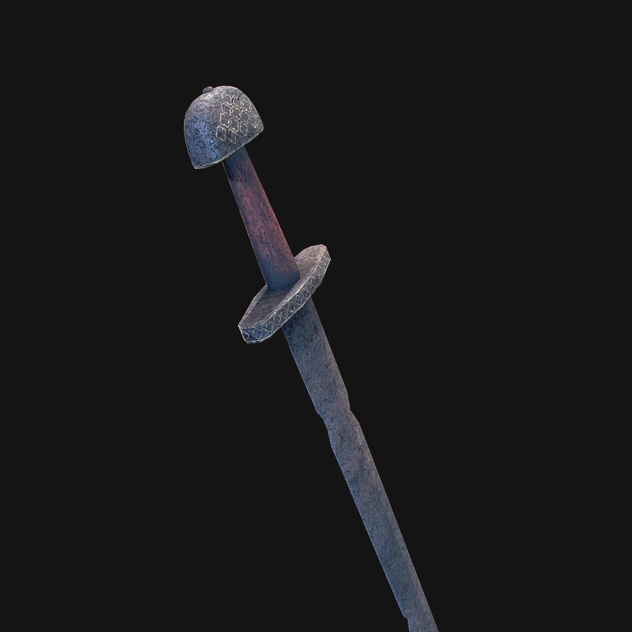 Viking Sword Wooden Hilt - 3D Model by Get Dead Entertainment
