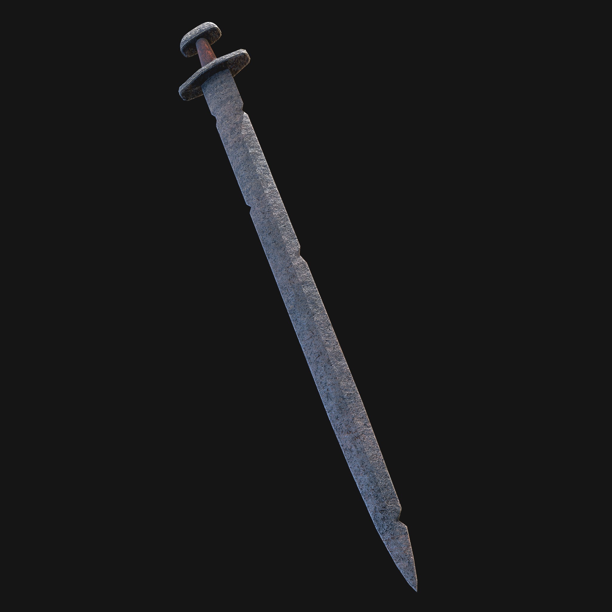 Viking Sword Wooden Hilt - 3D Model by Get Dead Entertainment