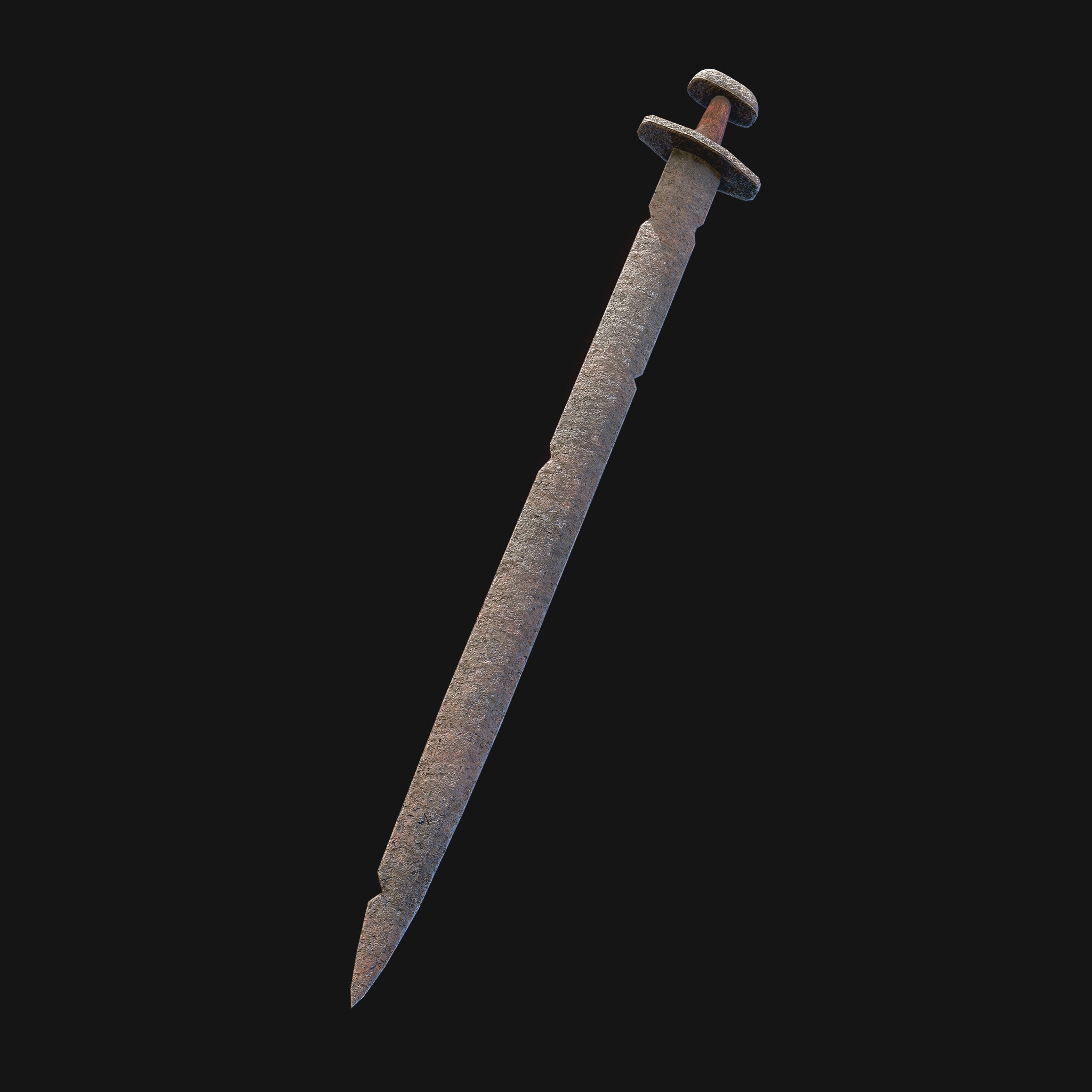 Viking Sword Wooden Hilt - 3D Model by Get Dead Entertainment