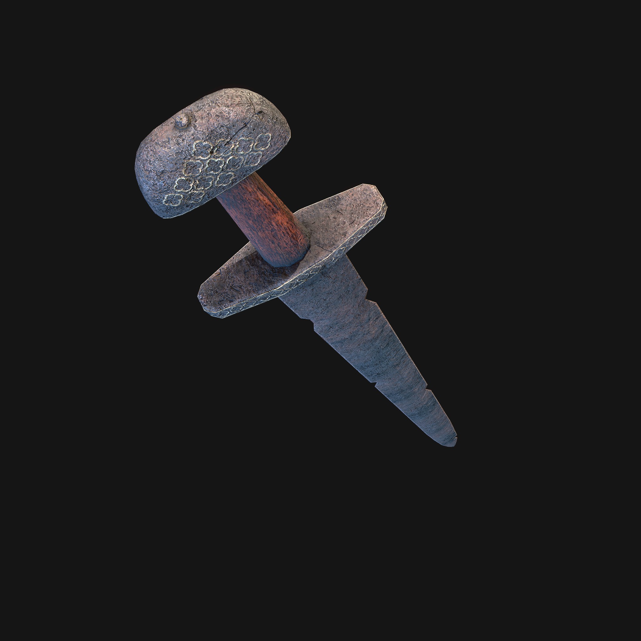 Viking Sword Wooden Hilt - 3D Model by Get Dead Entertainment