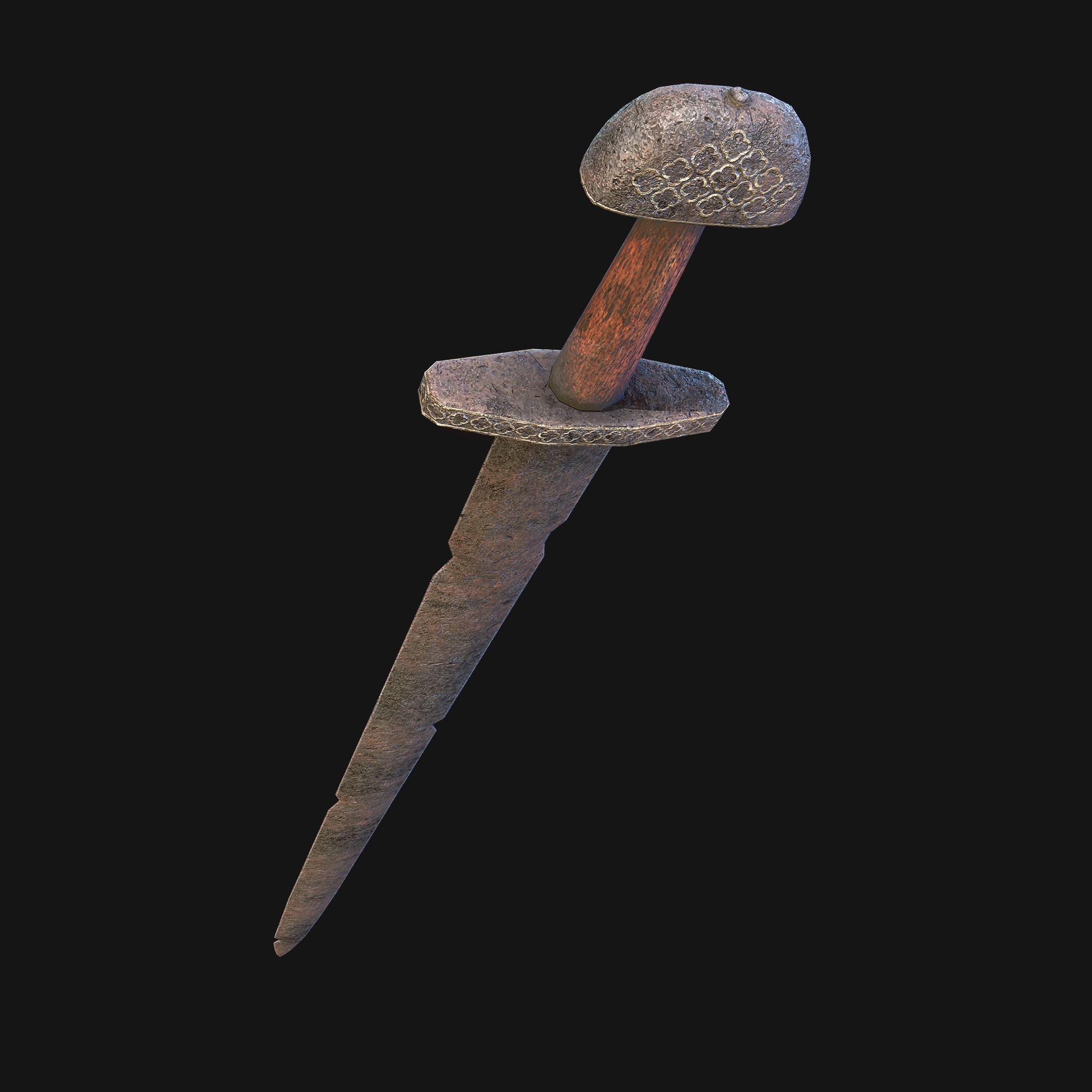 Viking Sword Wooden Hilt - 3D Model by Get Dead Entertainment