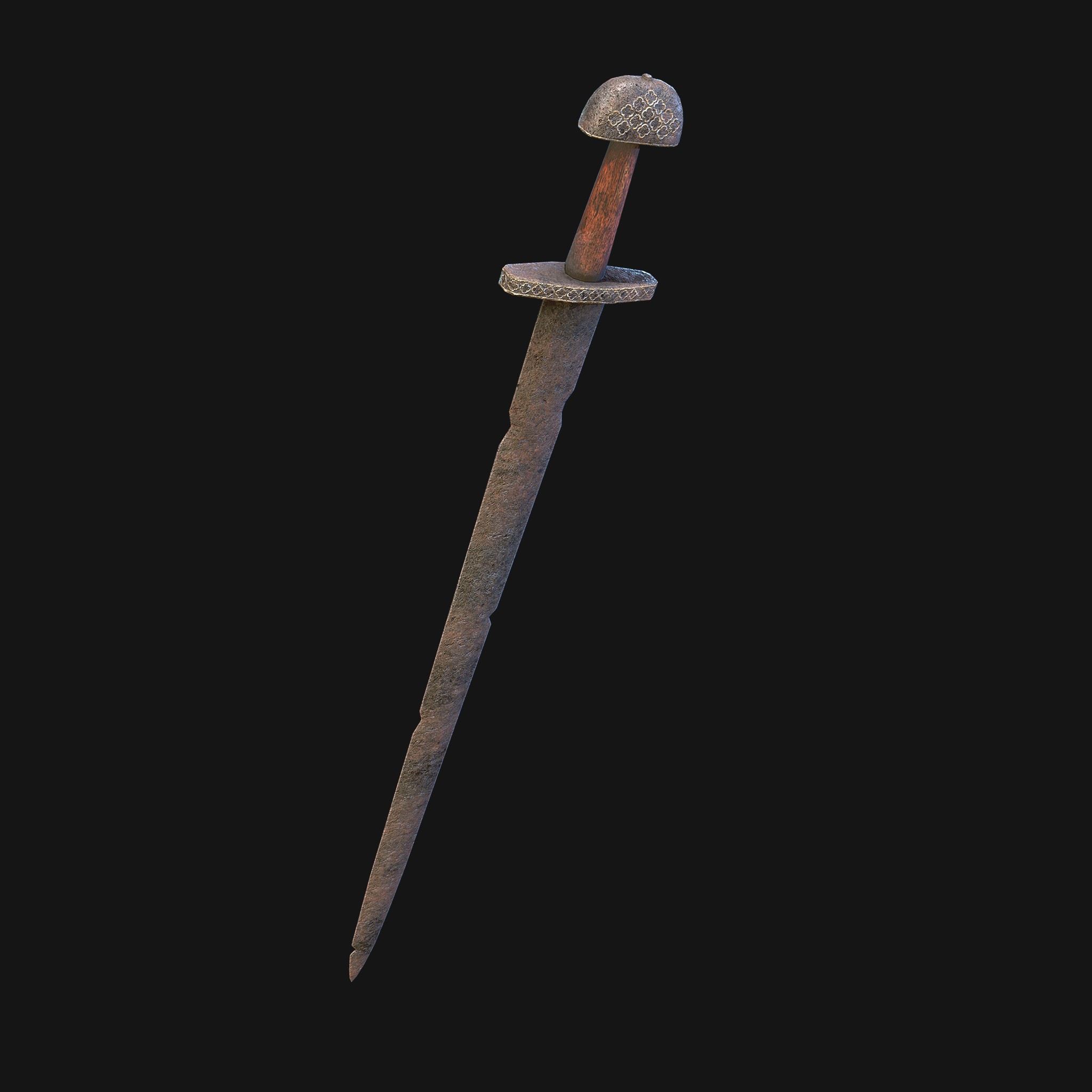 Viking Sword Wooden Hilt - 3D Model by Get Dead Entertainment