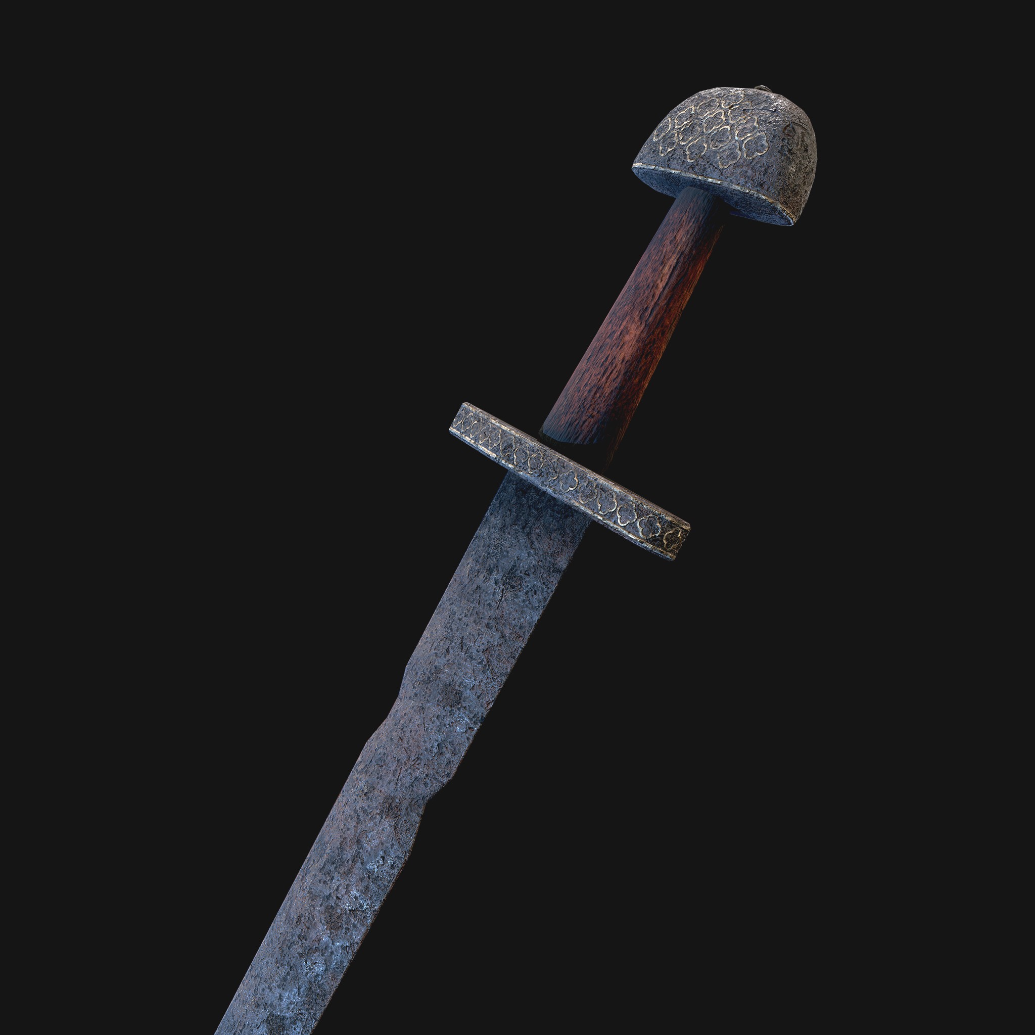 Viking Sword Wooden Hilt - 3D Model by Get Dead Entertainment