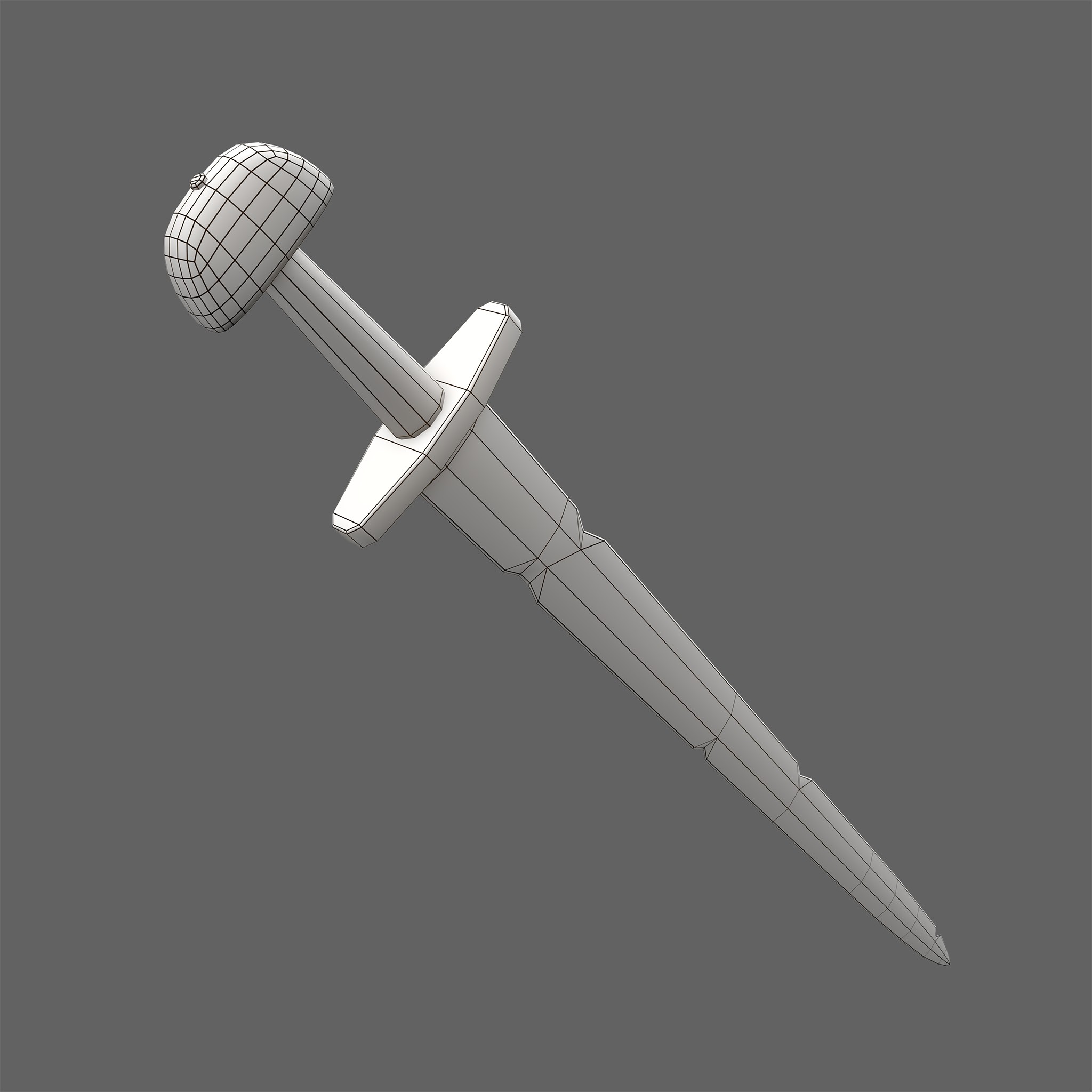 Viking Sword Wooden Hilt - 3D Model by Get Dead Entertainment