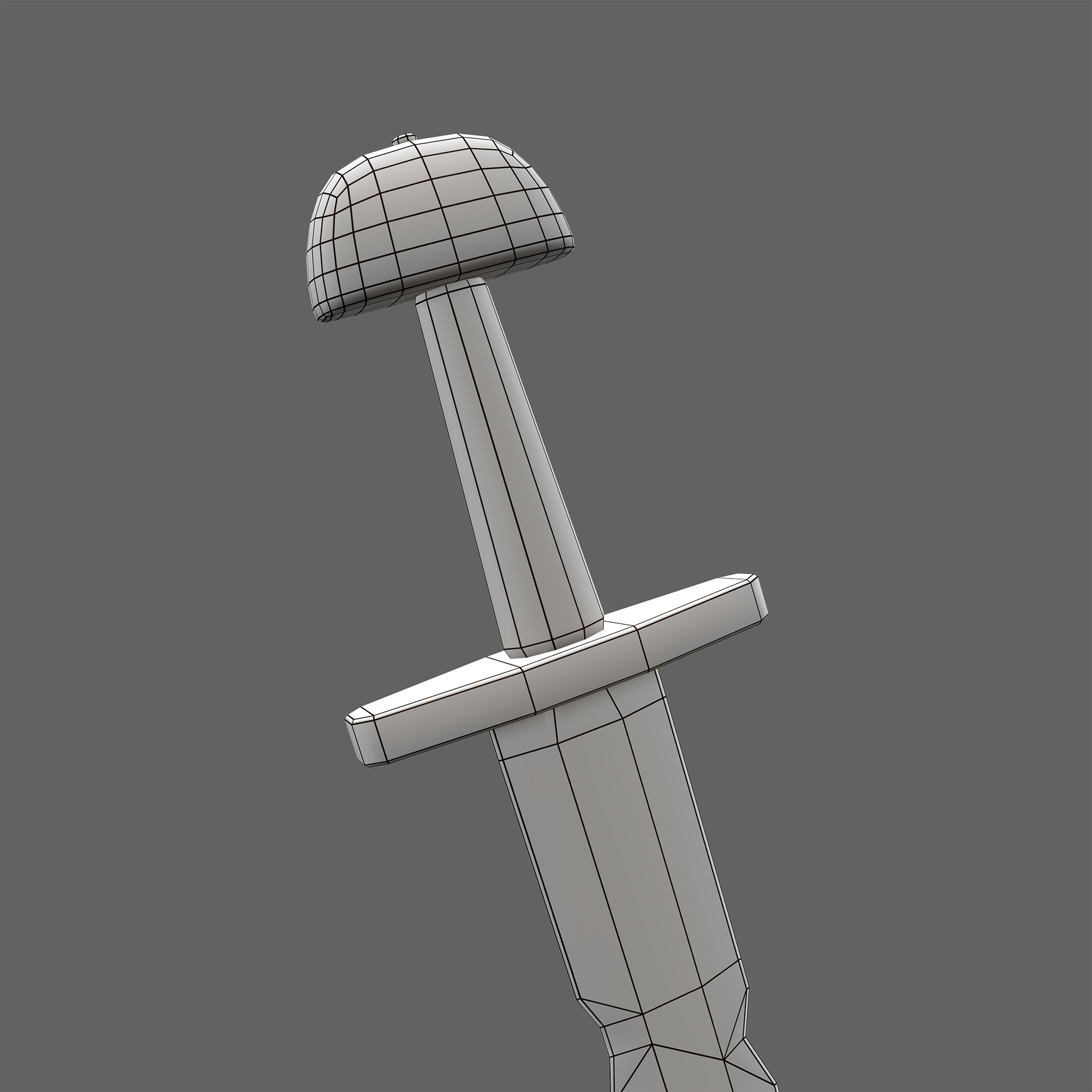 Viking Sword Wooden Hilt - 3D Model by Get Dead Entertainment