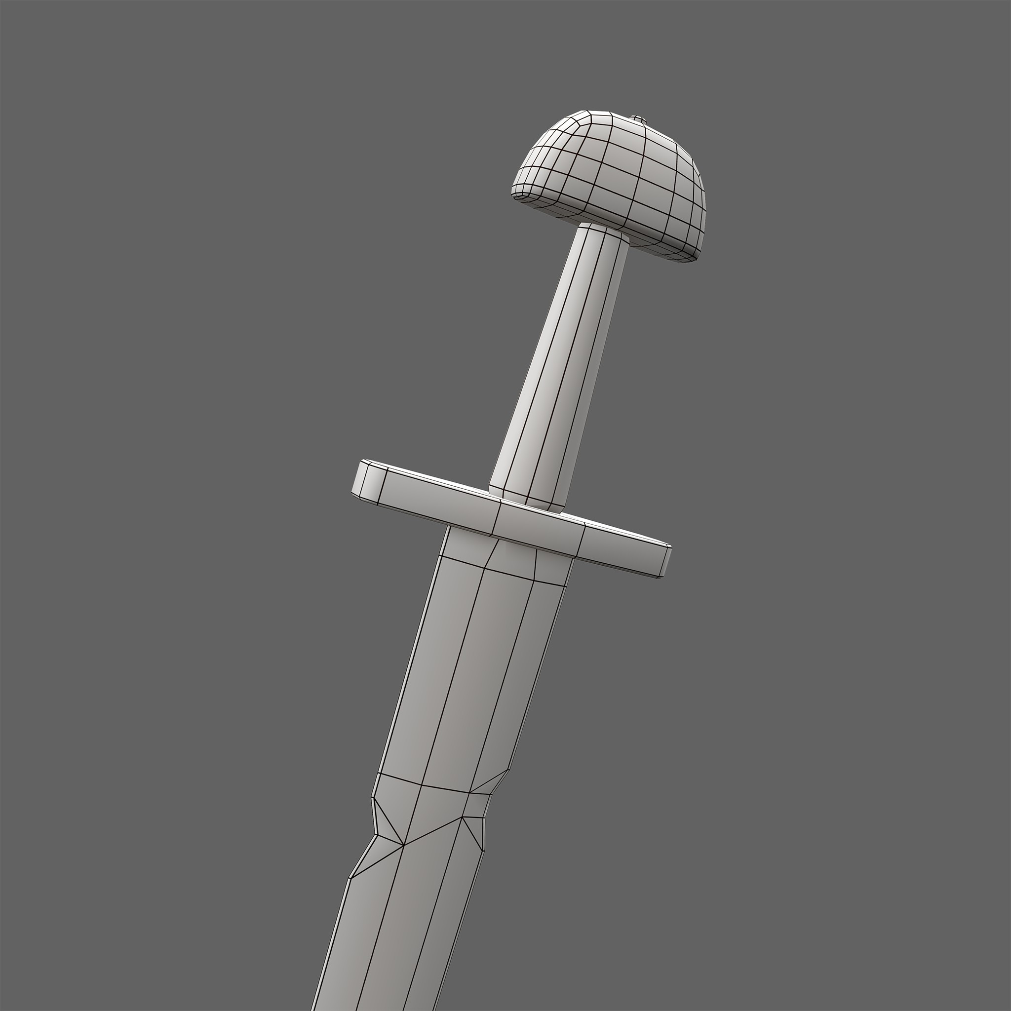 Viking Sword Wooden Hilt - 3D Model by Get Dead Entertainment