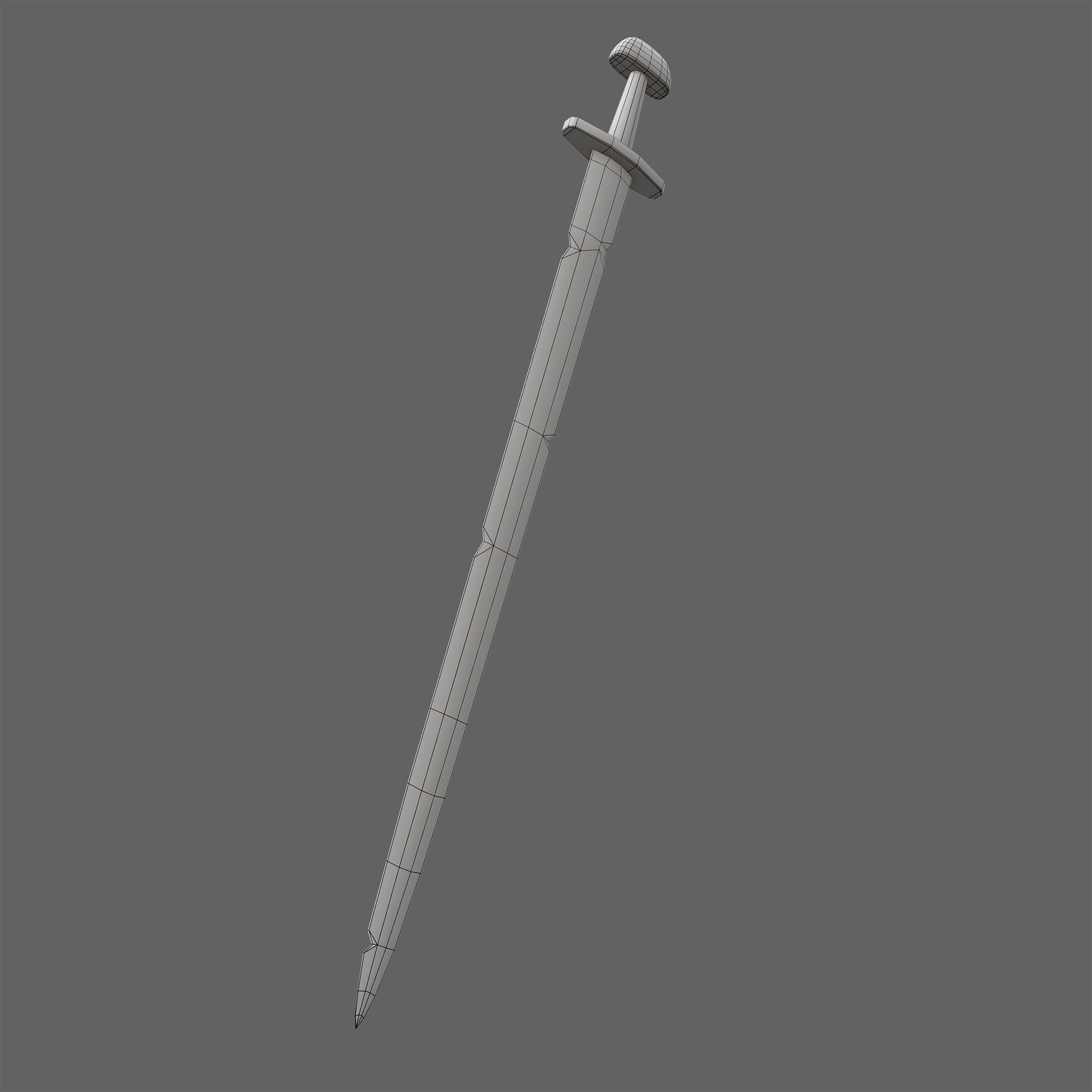 Viking Sword Wooden Hilt - 3D Model by Get Dead Entertainment