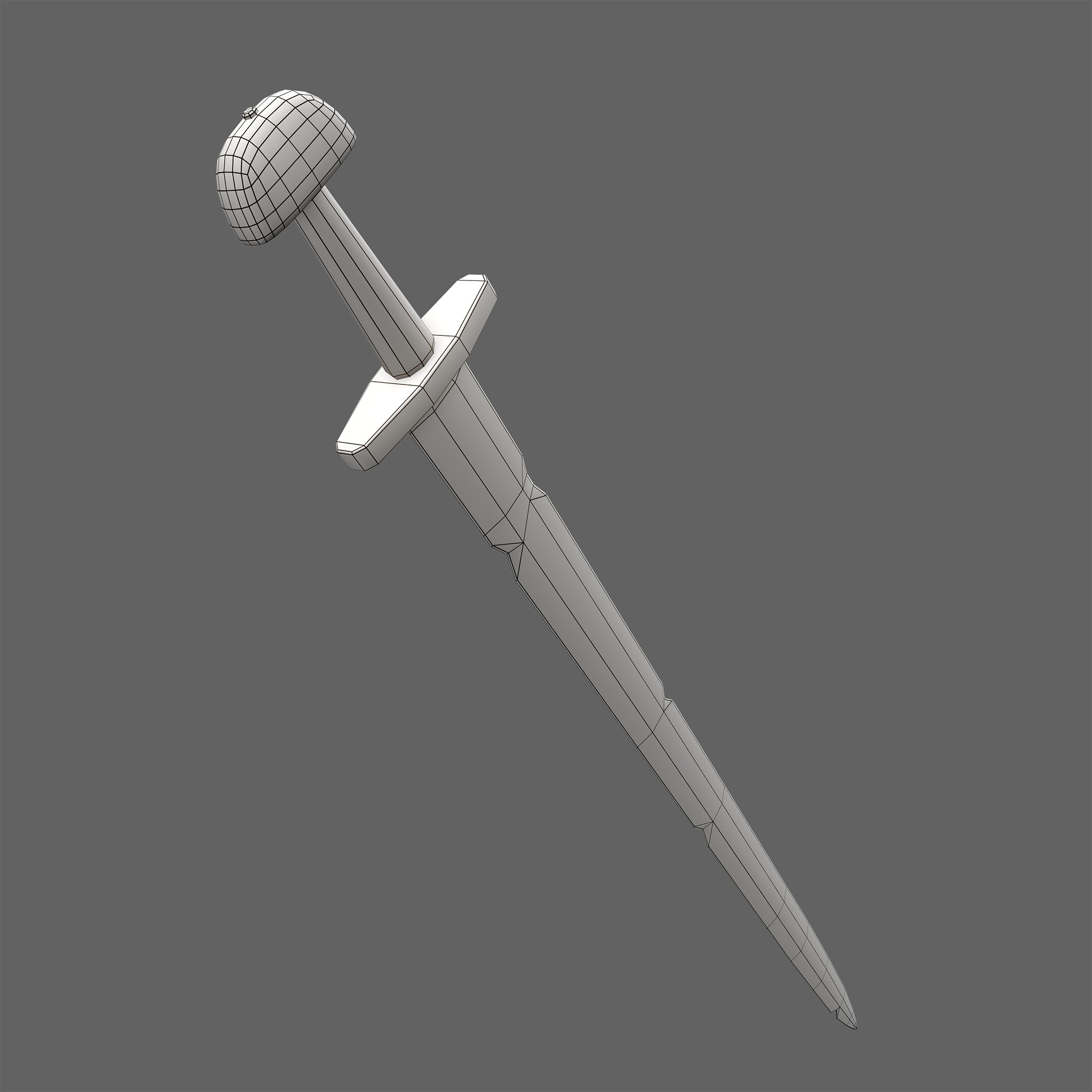 Viking Sword Wooden Hilt - 3D Model by Get Dead Entertainment