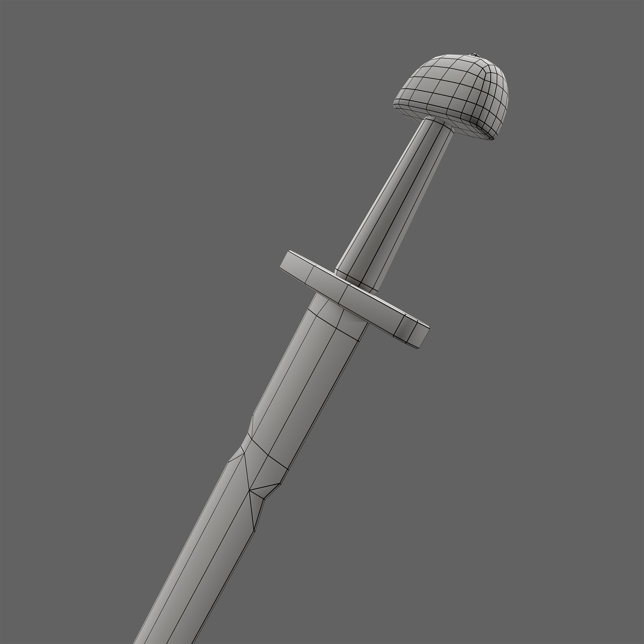 Viking Sword Wooden Hilt - 3D Model by Get Dead Entertainment