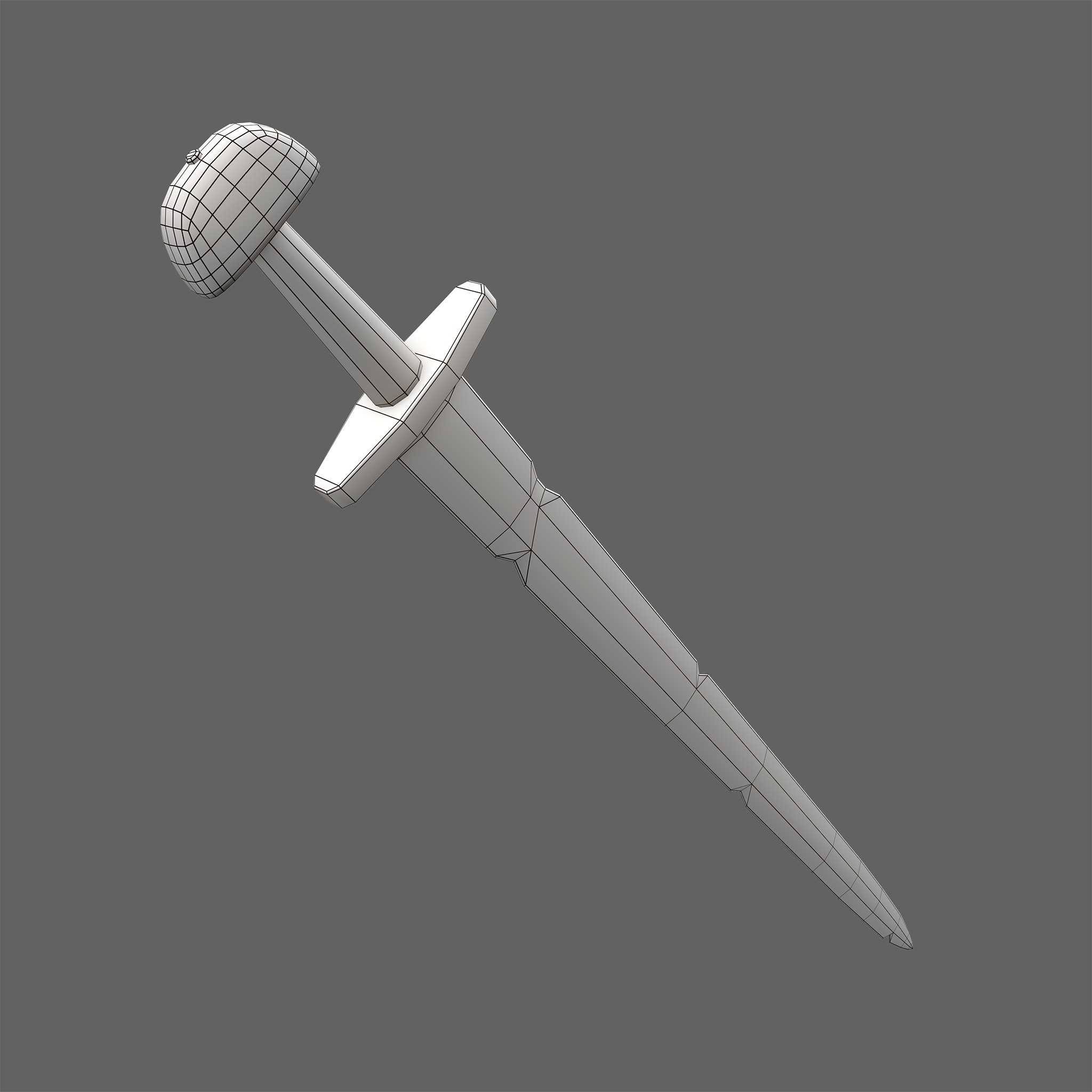Viking Sword Wooden Hilt - 3D Model by Get Dead Entertainment