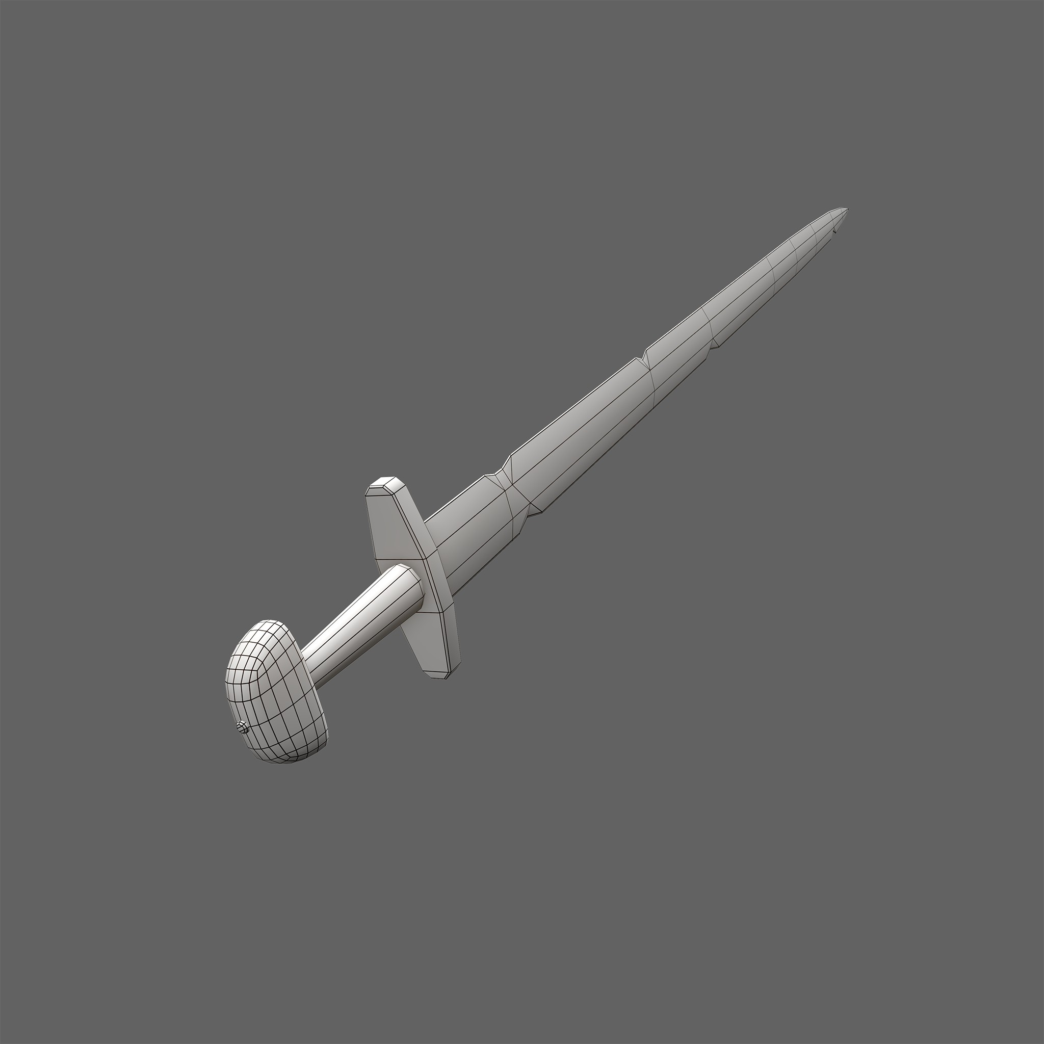 Viking Sword Wooden Hilt - 3D Model by Get Dead Entertainment