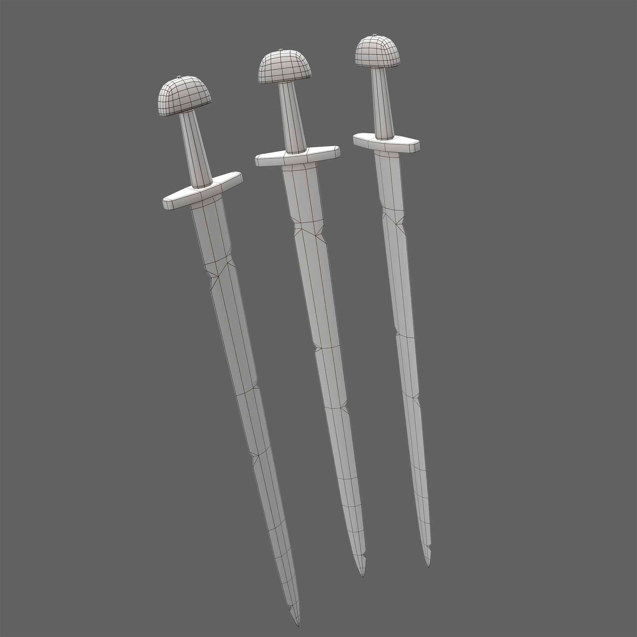 Viking Sword Wooden Hilt - 3D Model by Get Dead Entertainment
